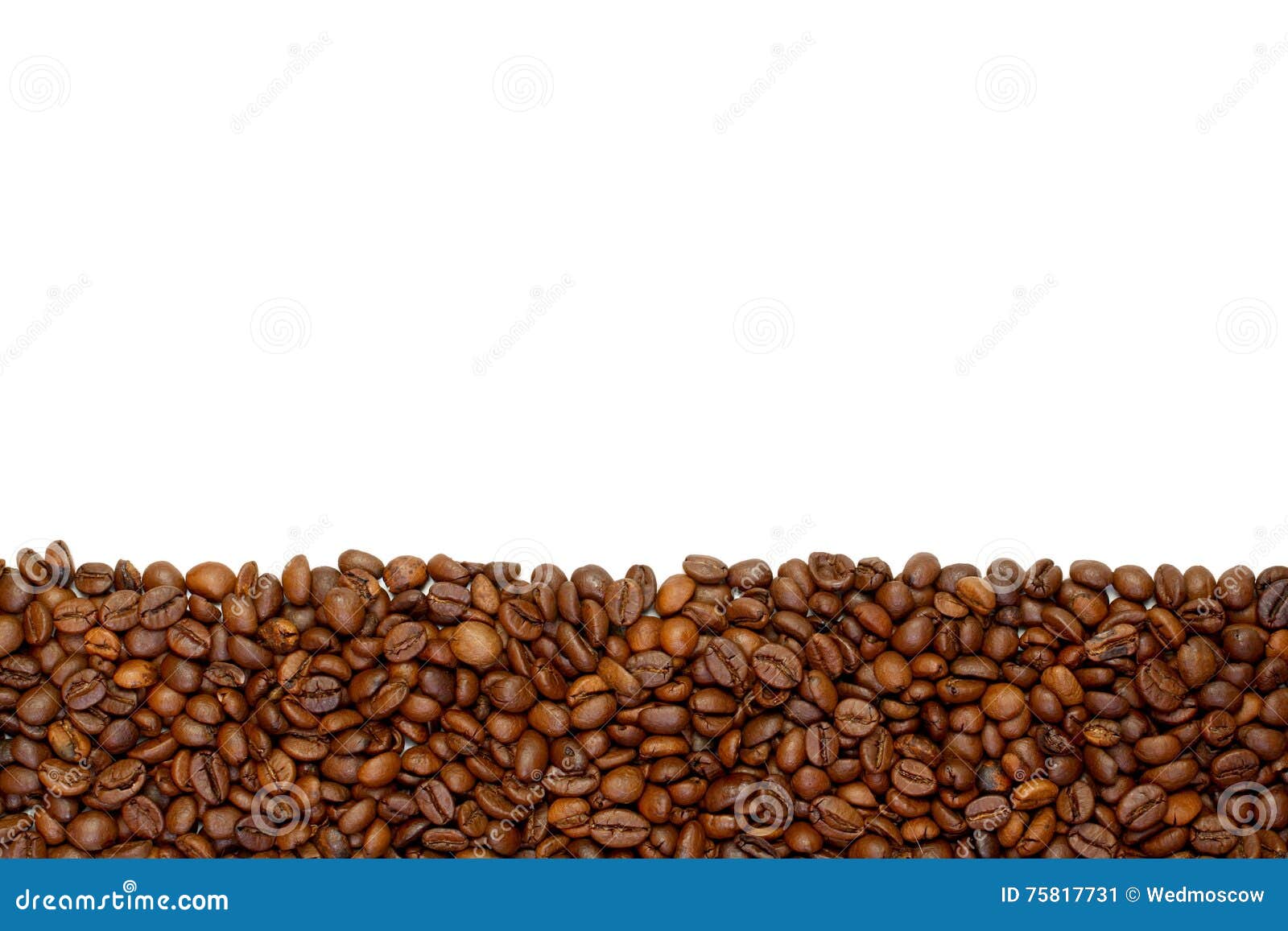 Coffee beans frame stock image. Image of grain, coffee - 75817731