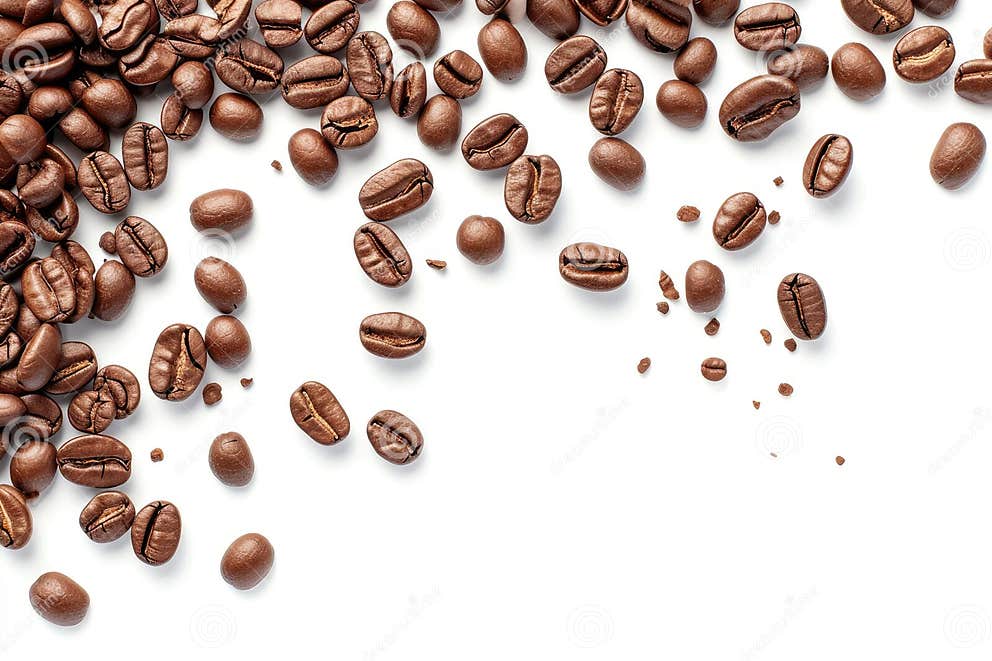 Coffee Beans Galore: a Pile of Java Joy. Stock Illustration ...
