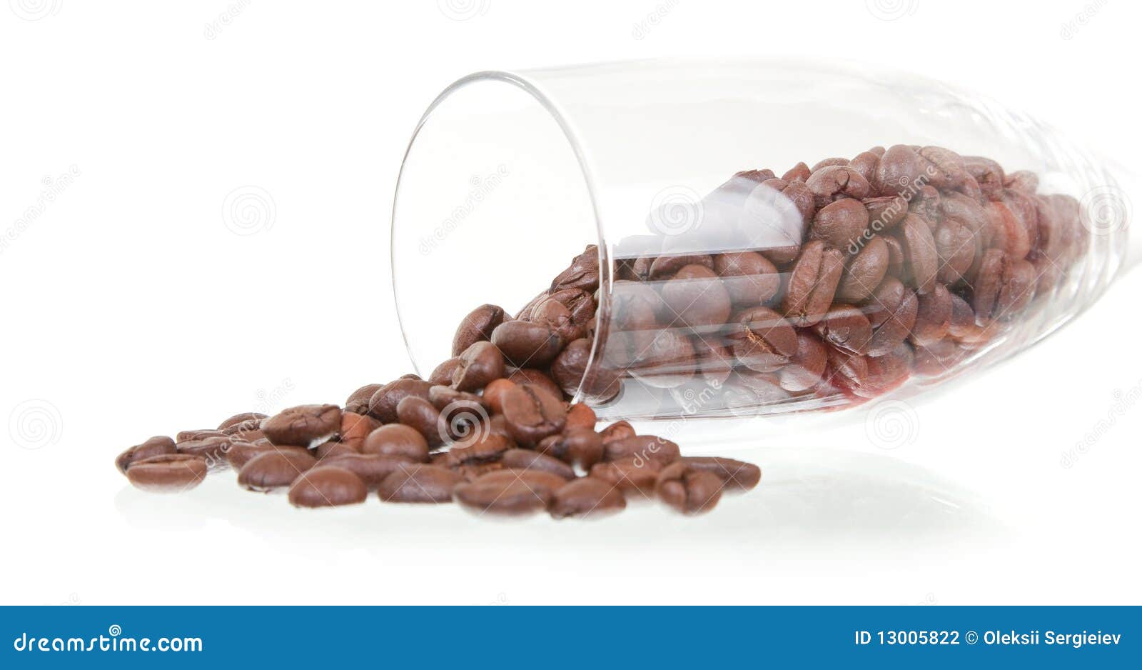 Coffee beans in a glass stock photo. Image of excitement - 13005822