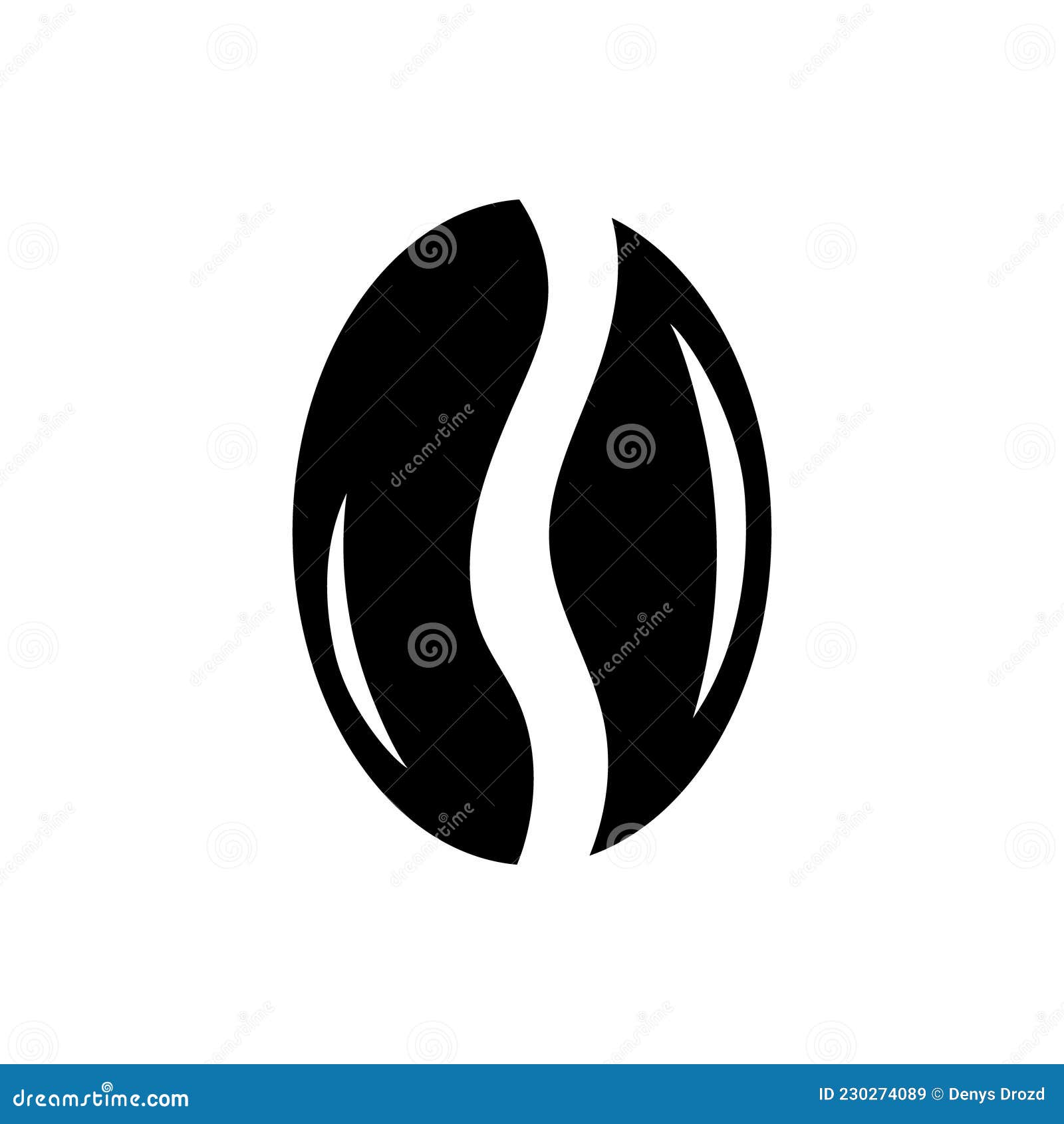 Coffee Beans Icon Vector. Caffeine Illustration Sign. Java Symbol or ...
