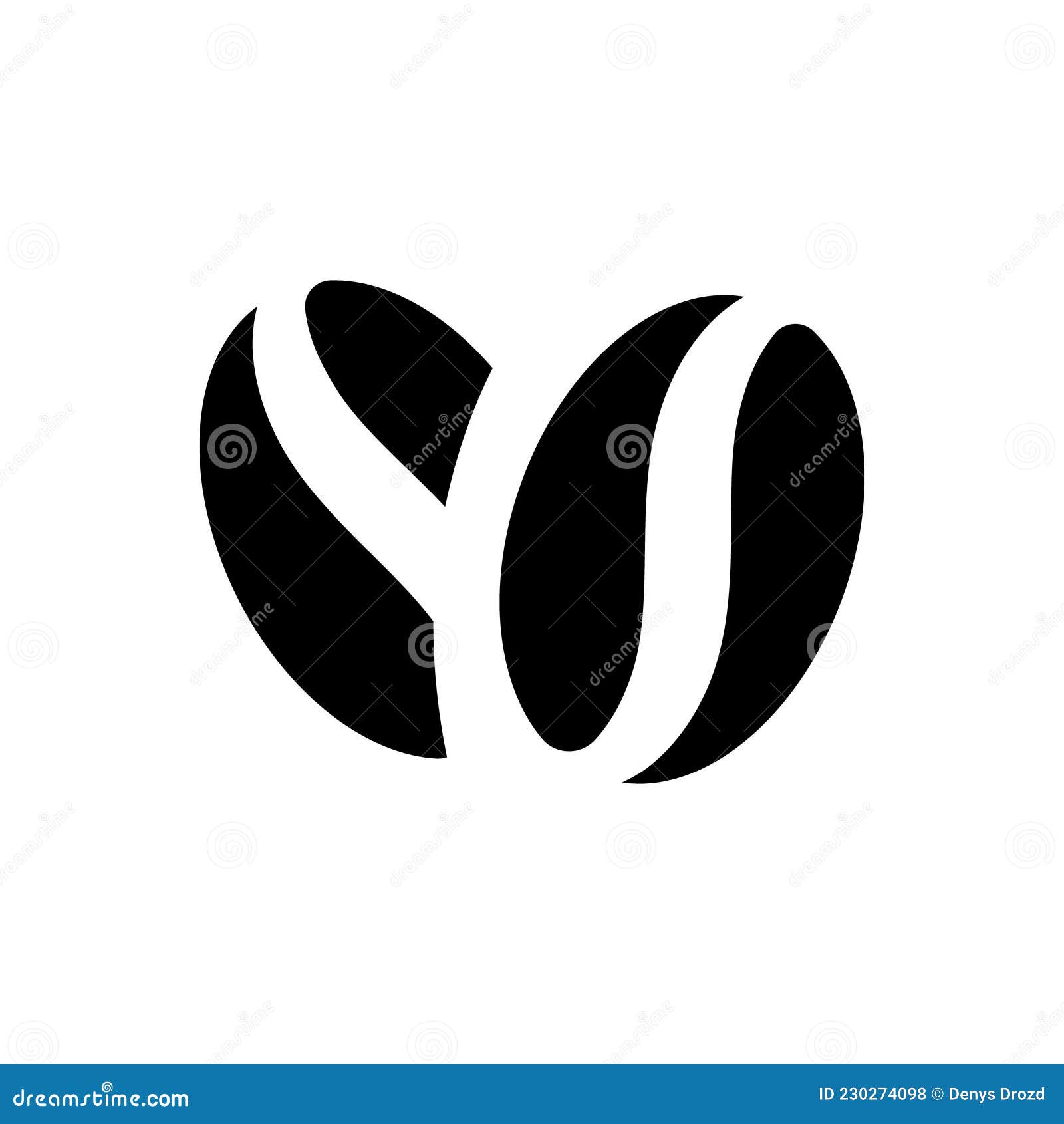 Coffee Beans Icon Vector. Caffeine Illustration Sign. Java Symbol or ...