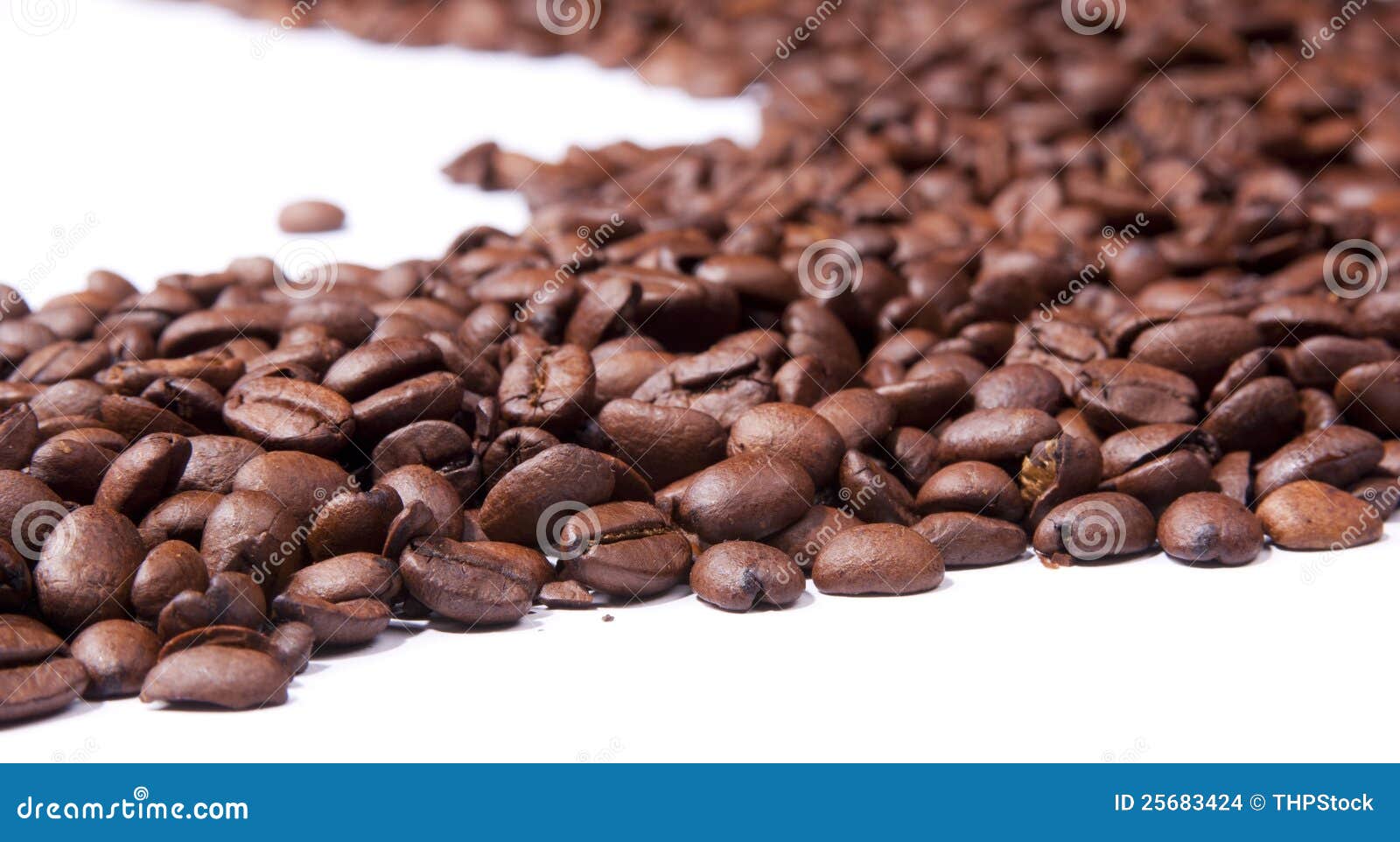 Coffee Beans Isolated stock photo. Image of stained, morning - 25683424