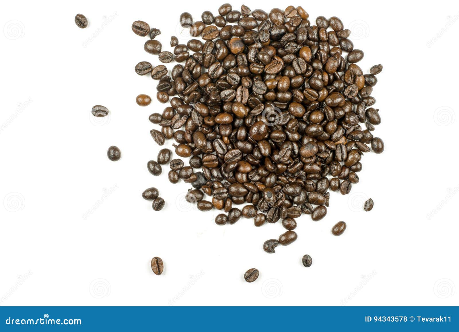 Coffee Beans Isolated on White Stock Photo - Image of arabica, clean ...