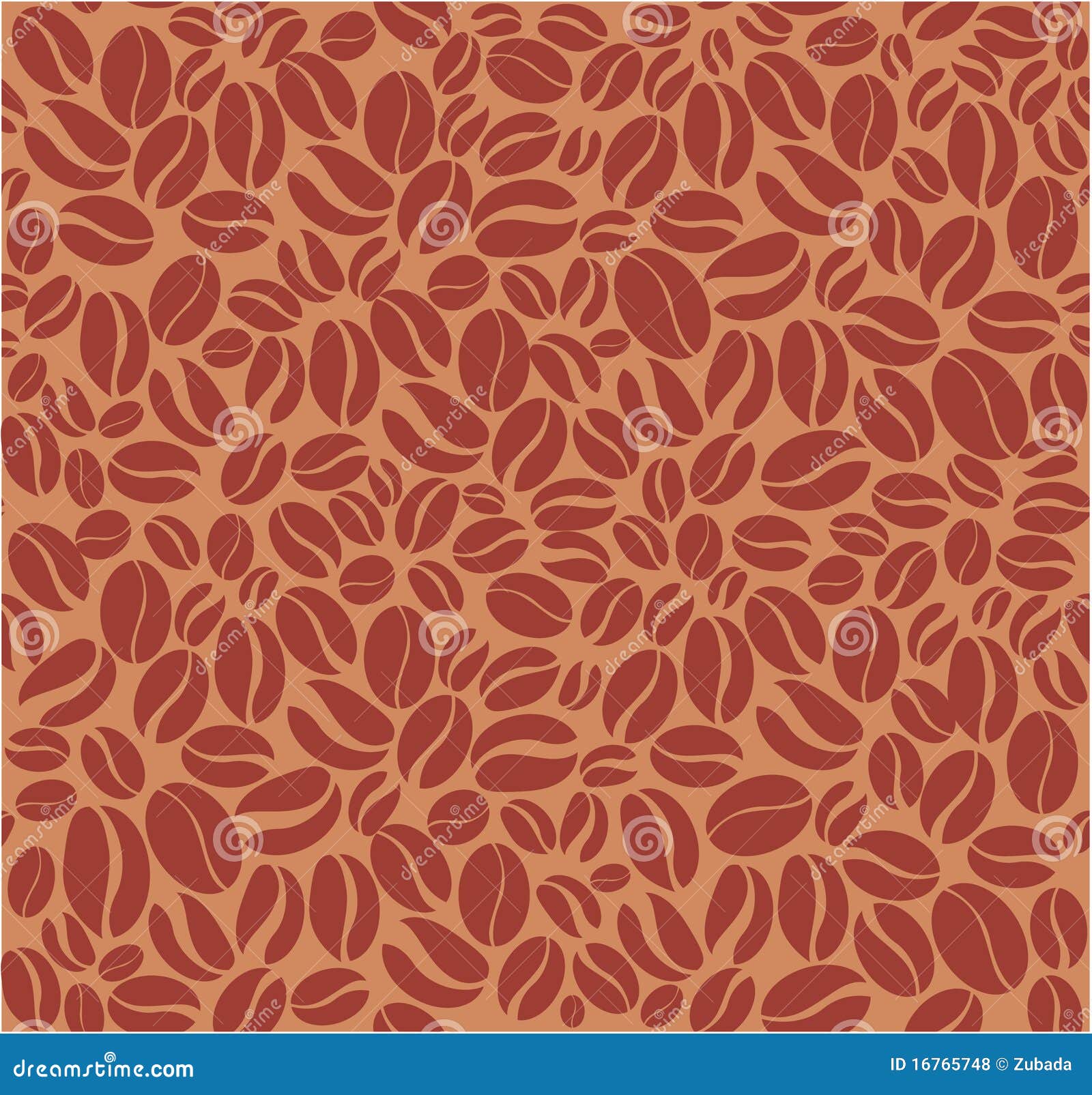 Coffee Beans Seamless Pattern Stock Vector - Illustration of brown ...