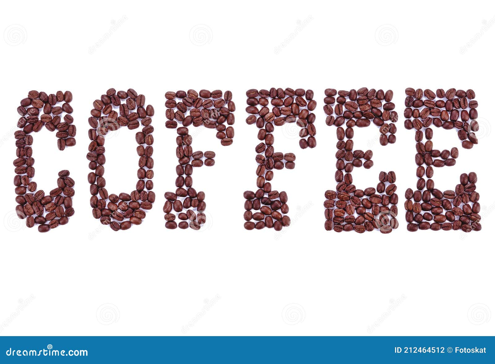 Coffee Letters stock photo. Image of sign, composition - 212464512