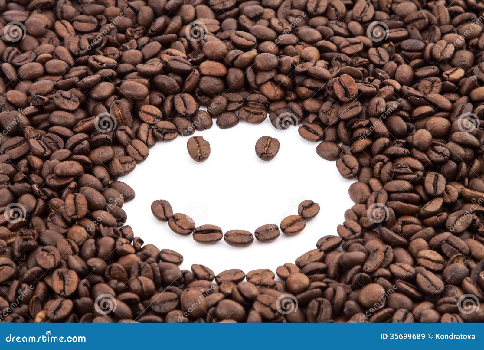 Coffee beans smile stock image. Image of addiction, breakfast - 35699689