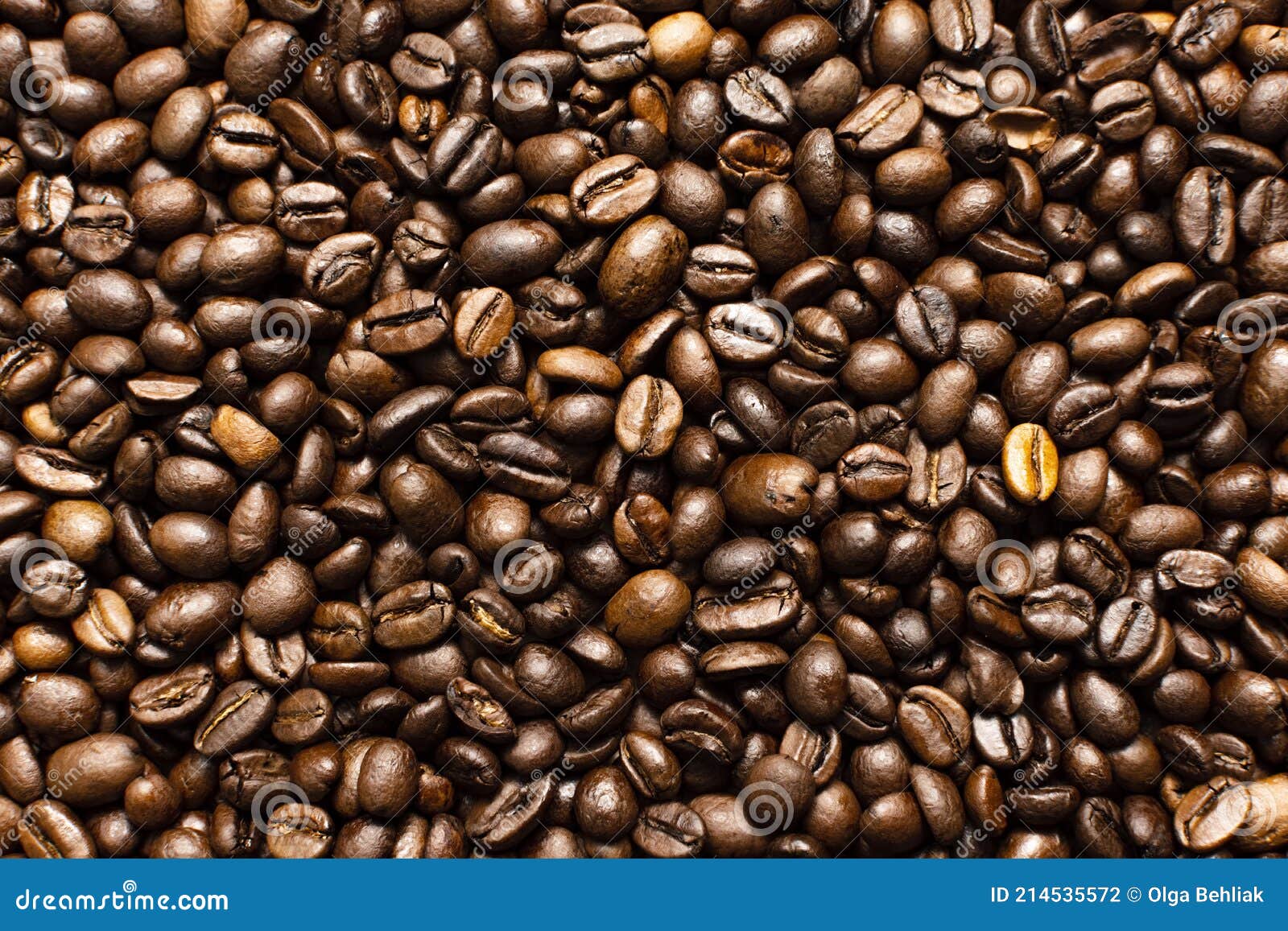 Coffee Beans are Spread Out on the Surface Stock Photo - Image of fresh ...