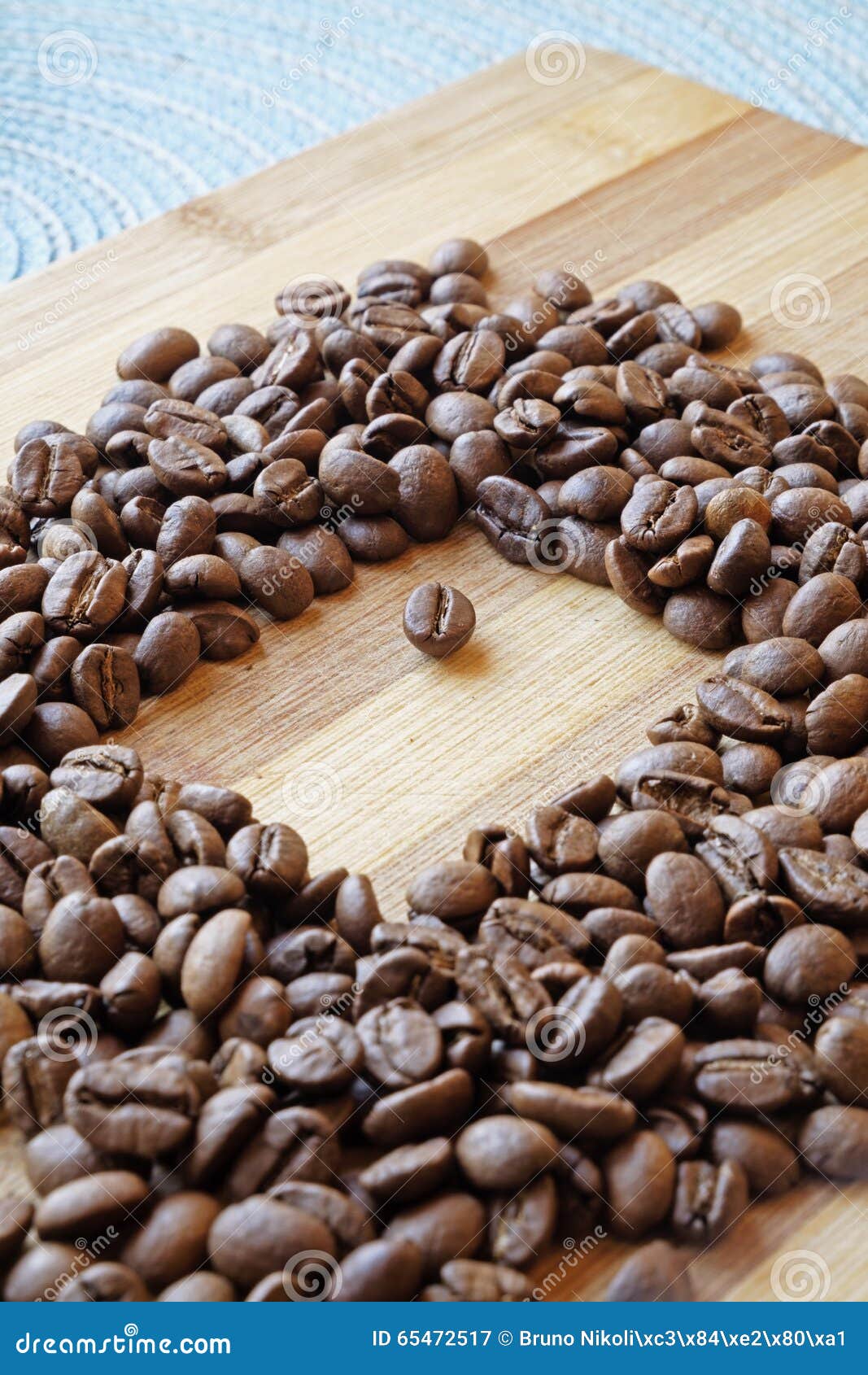 Coffee Beans and a Square Portrait Side Stock Image - Image of caffeine ...
