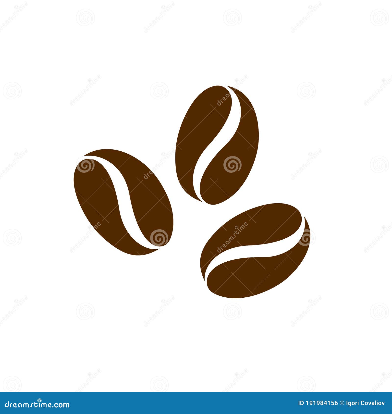 Coffee Beans Symbol, Sign, Icon. Vector Illustration Stock Vector ...