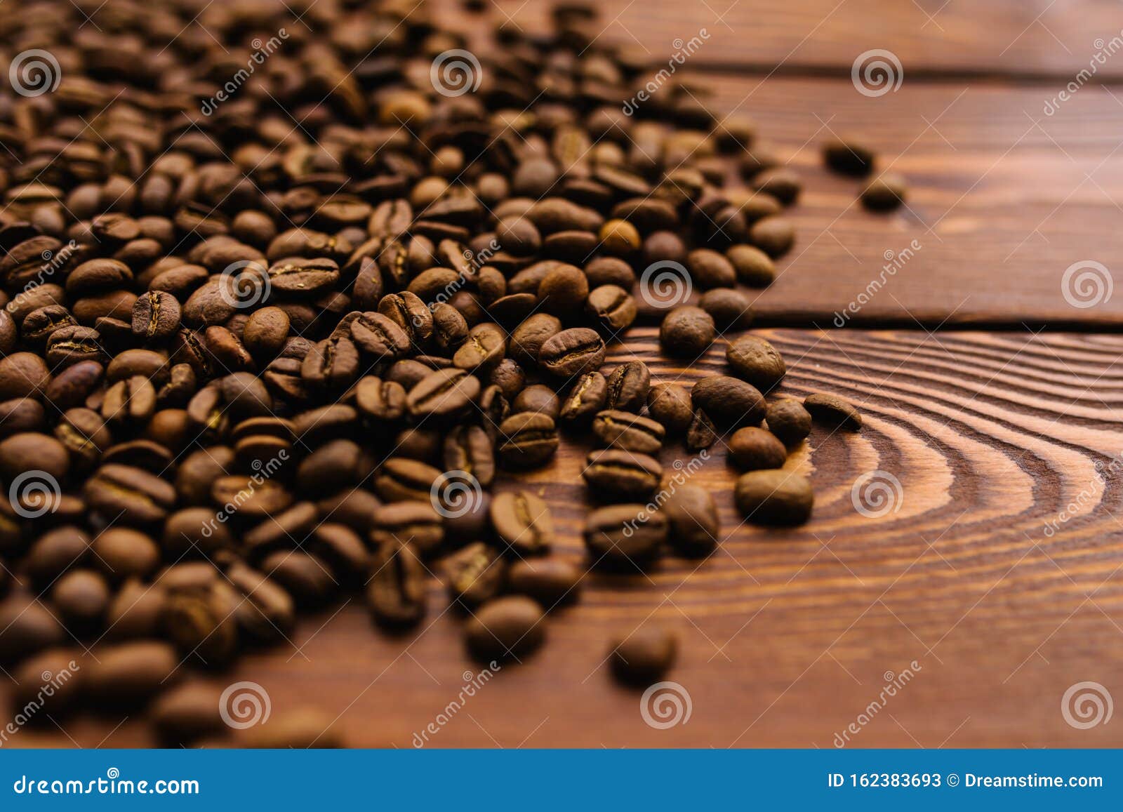 Coffee beans on the table stock image. Image of bean - 162383693