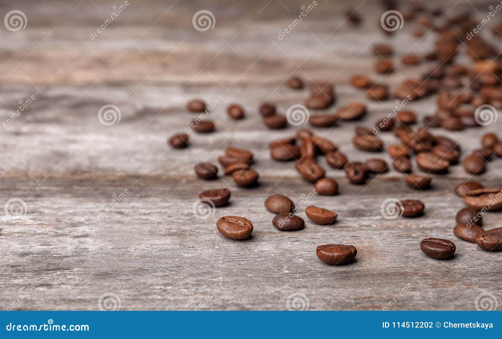 Coffee beans on table stock photo. Image of flavor, drink - 114512202