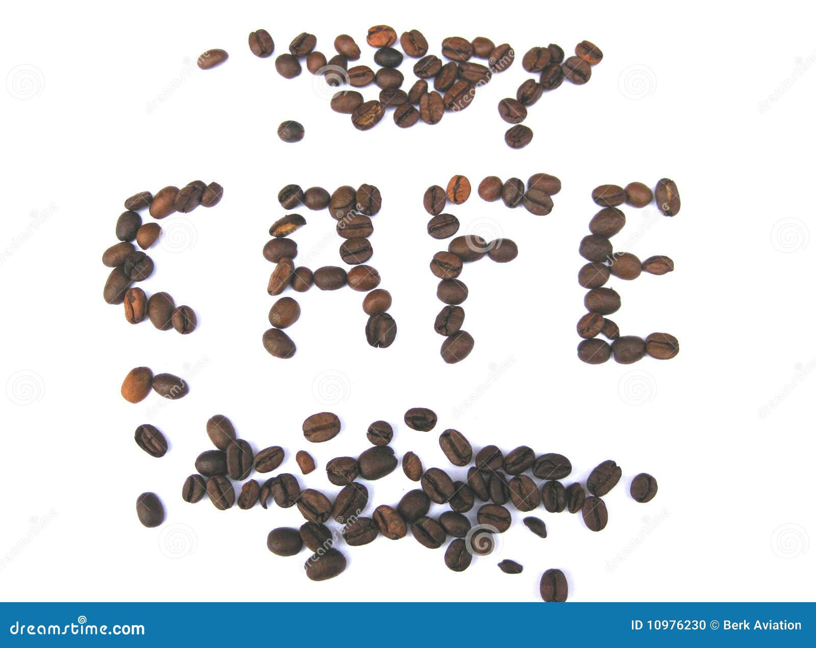 Coffee beans text stock photo. Image of dimension, decorative - 10976230