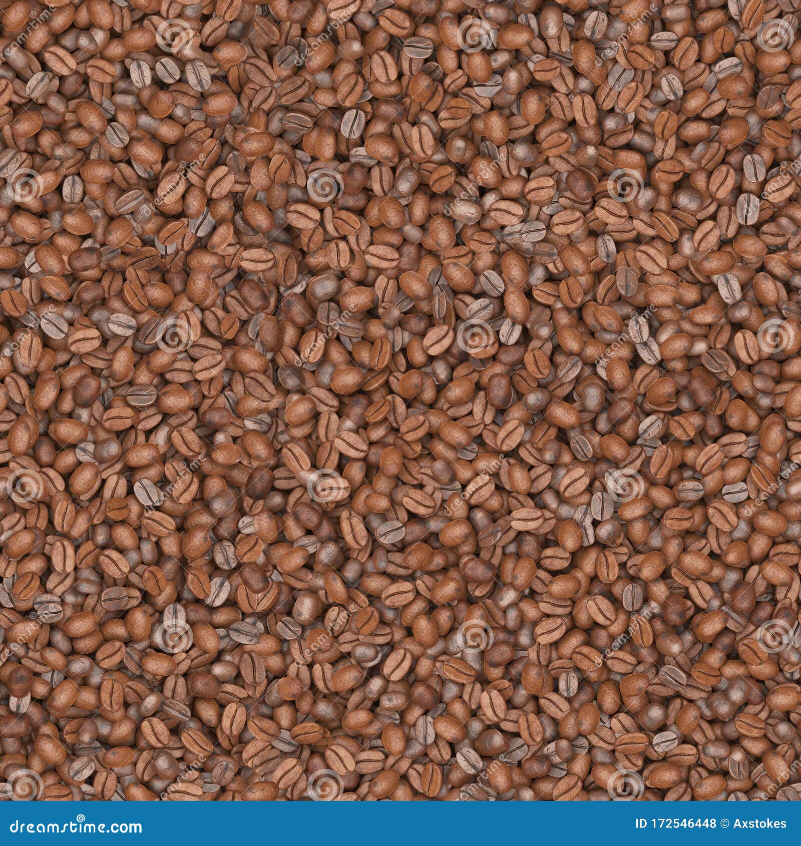 Coffee Beans Texture Pattern - Seamless Stock Illustration ...