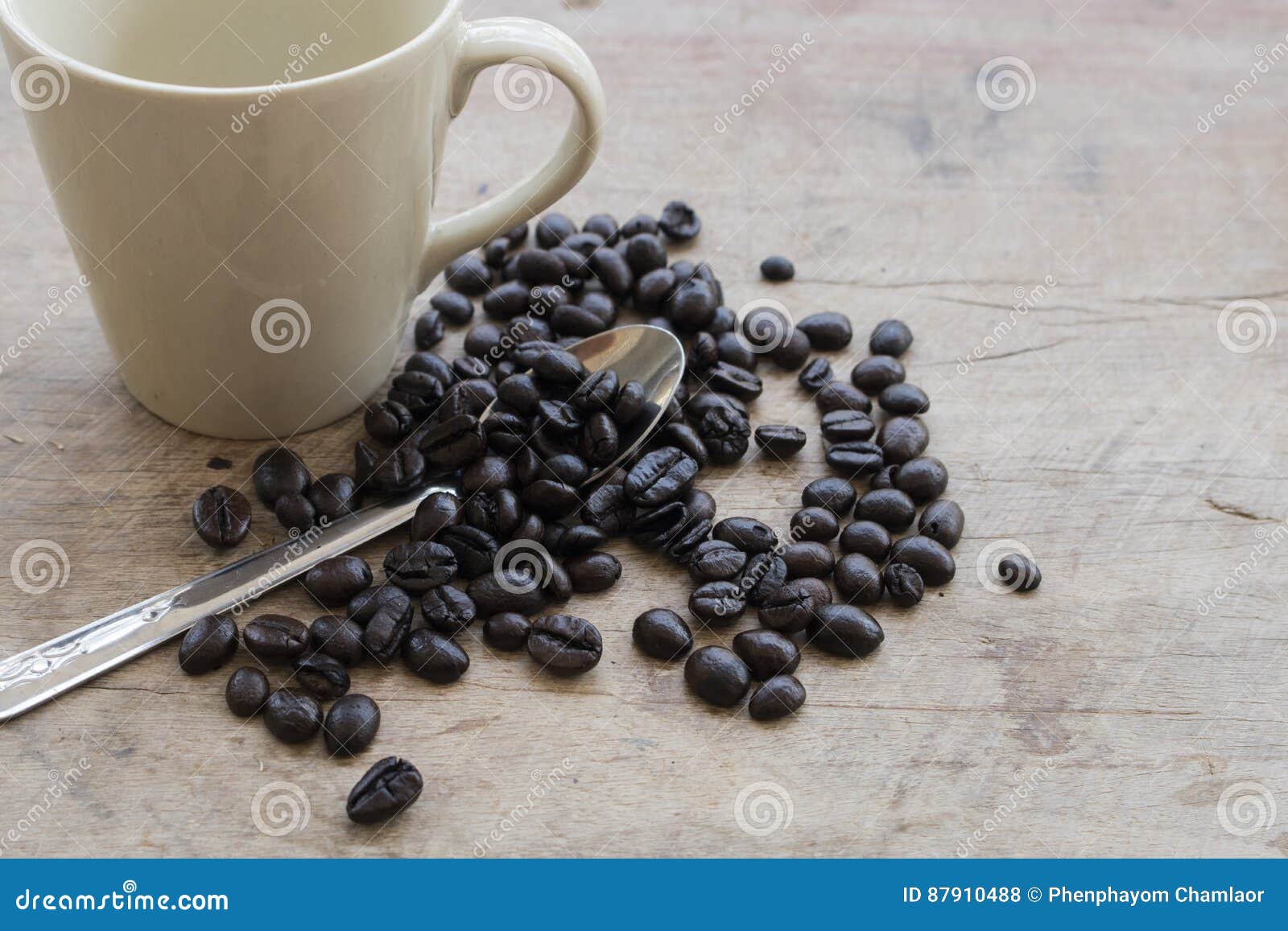 Coffee Beans To Roast Prepare Pulp for Make Coffee Stock Photo - Image ...