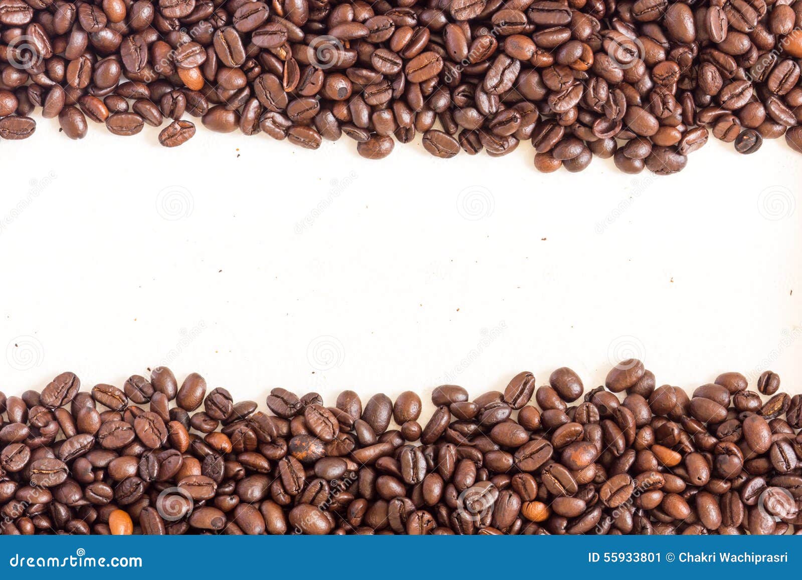 Coffee Beans on White Background Stock Image - Image of backdrop ...