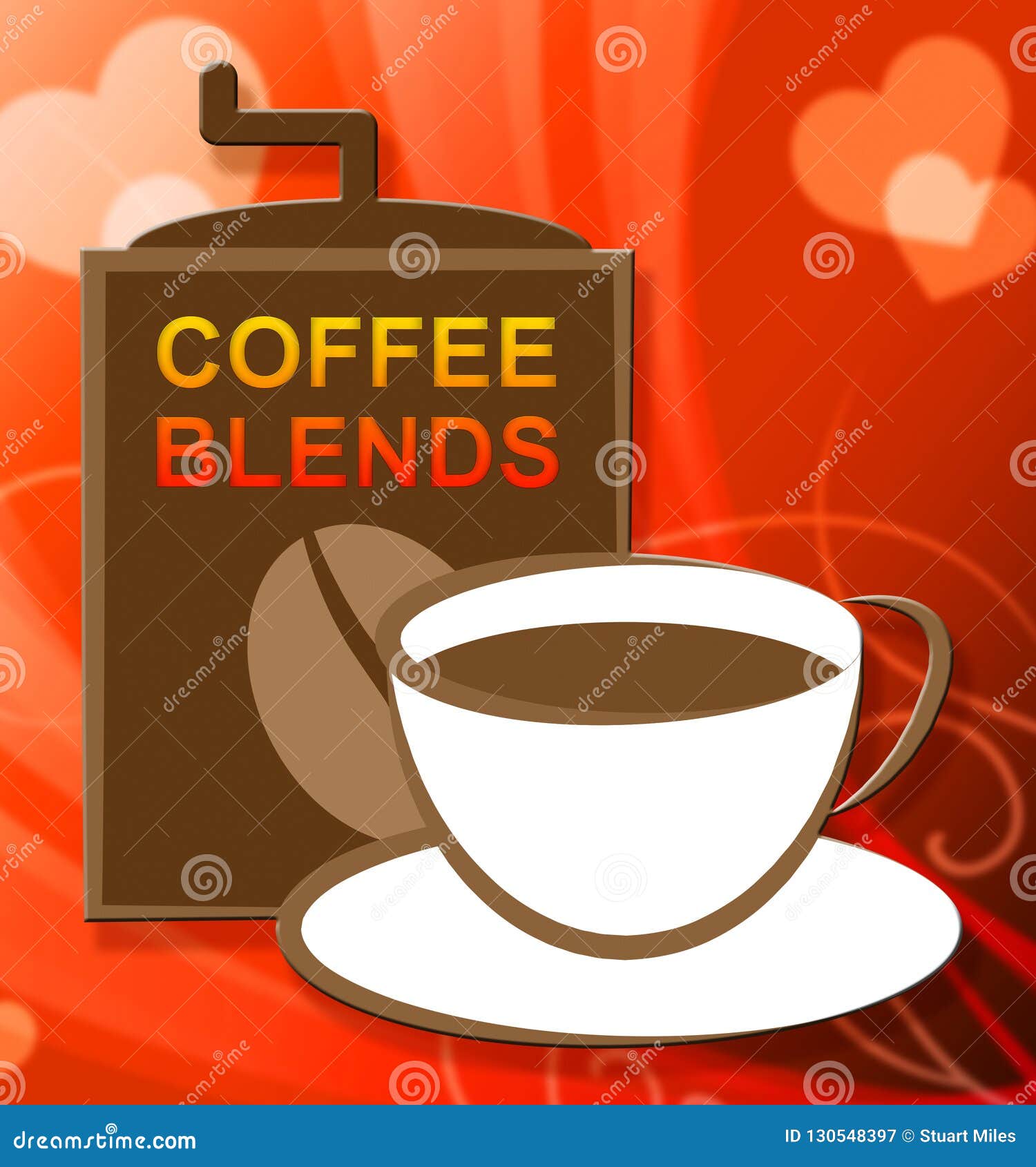 Coffee Blends Representing Blended Mixture or Types Stock Illustration ... Coffee Blends Representing Blended Mixture or Types Stock Illustration ...