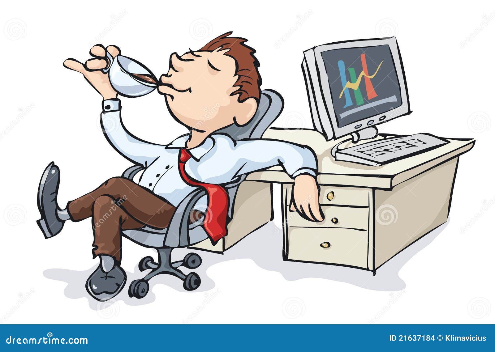 Coffee Break stock vector. Illustration of bureau, work - 21637184 Coffee Break stock vector. Illustration of bureau, work - 21637184
