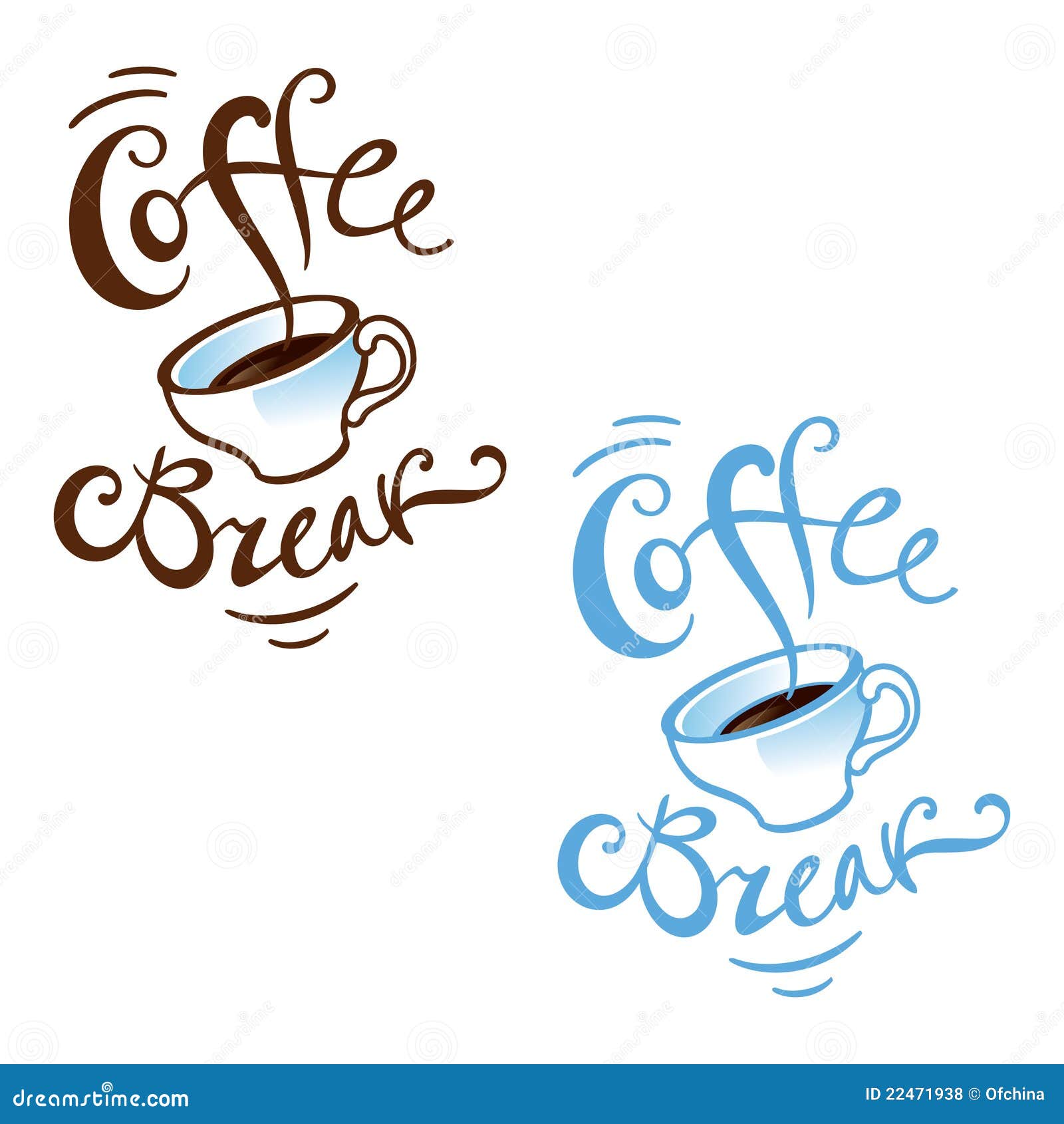 Coffee Break stock vector. Illustration of porcelain - 22471938 Coffee Break stock vector. Illustration of porcelain - 22471938