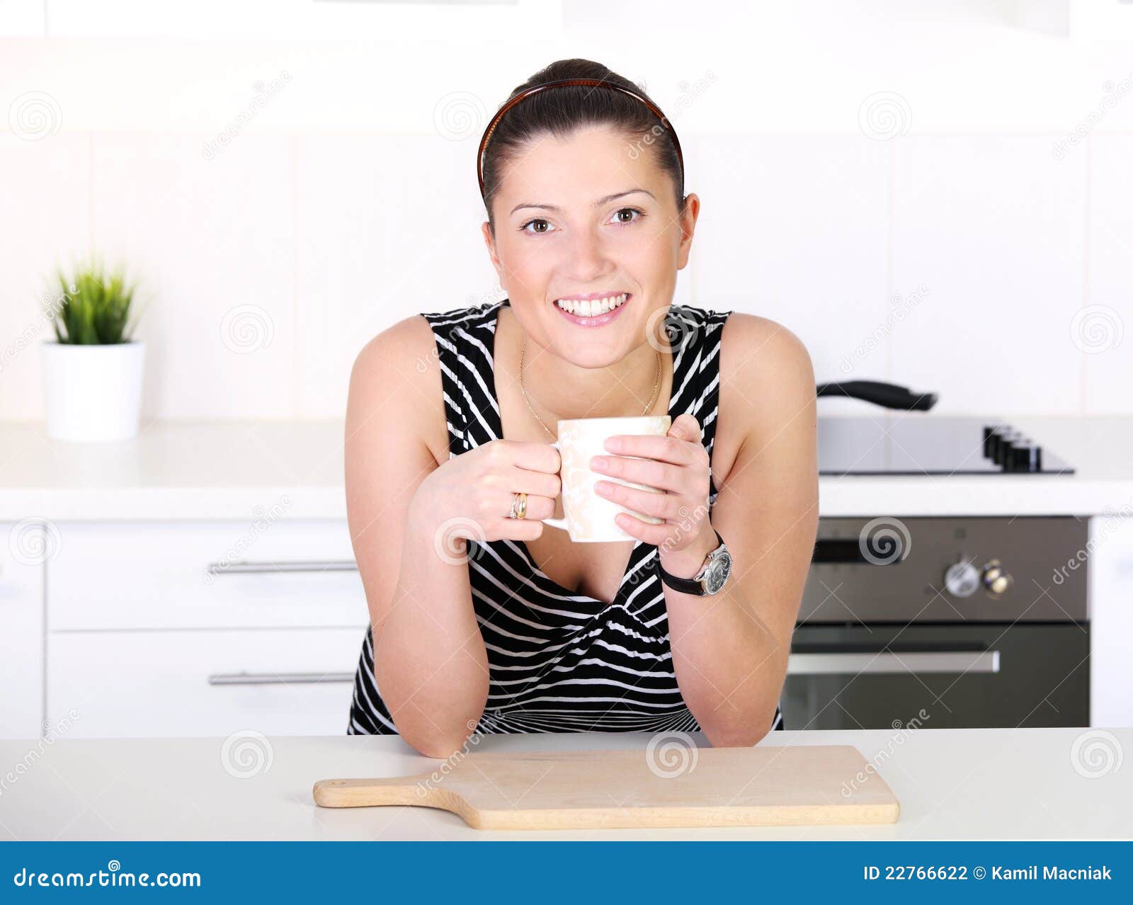 Coffee break stock photo. Image of female, young, beautiful - 22766622