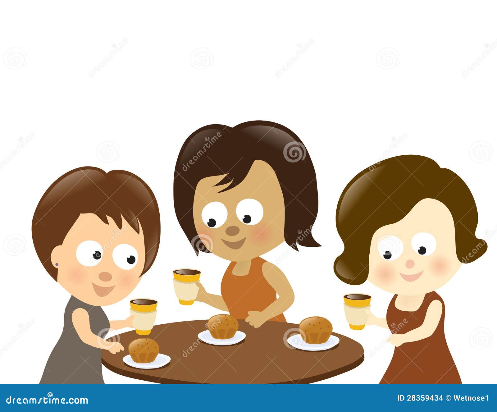 Coffee Break stock vector. Illustration of sweet, people - 28359434 Coffee Break stock vector. Illustration of sweet, people - 28359434