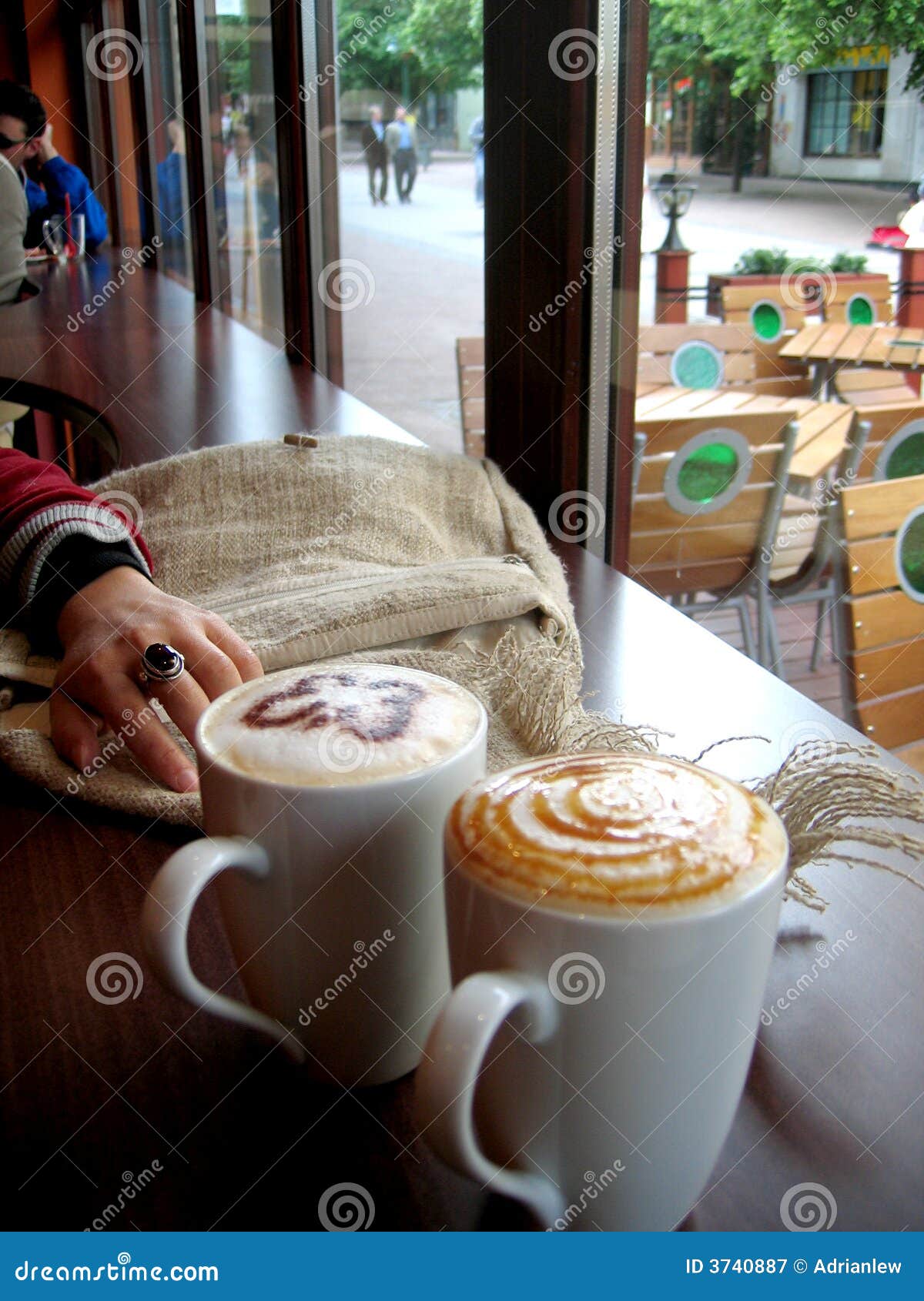 Coffee break stock image. Image of drinks, lattes, latte - 3740887