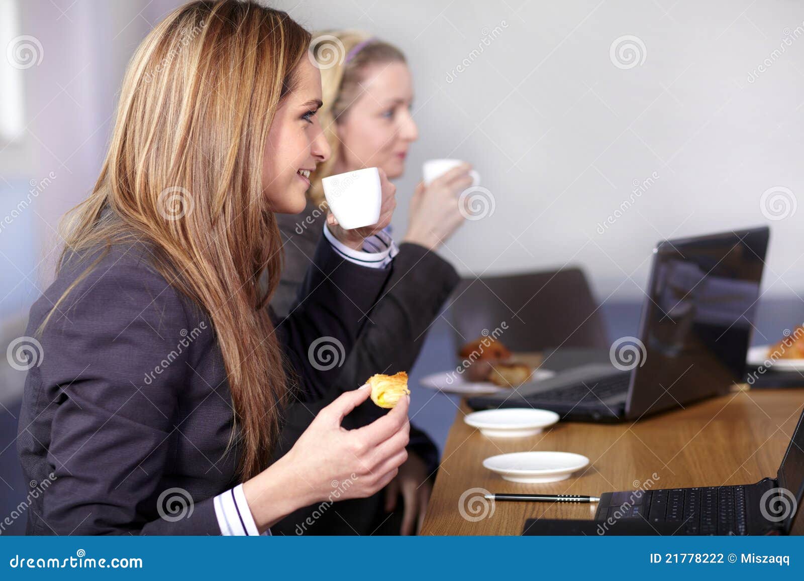 Coffee Break during Business Meeting Stock Photo - Image of people ...