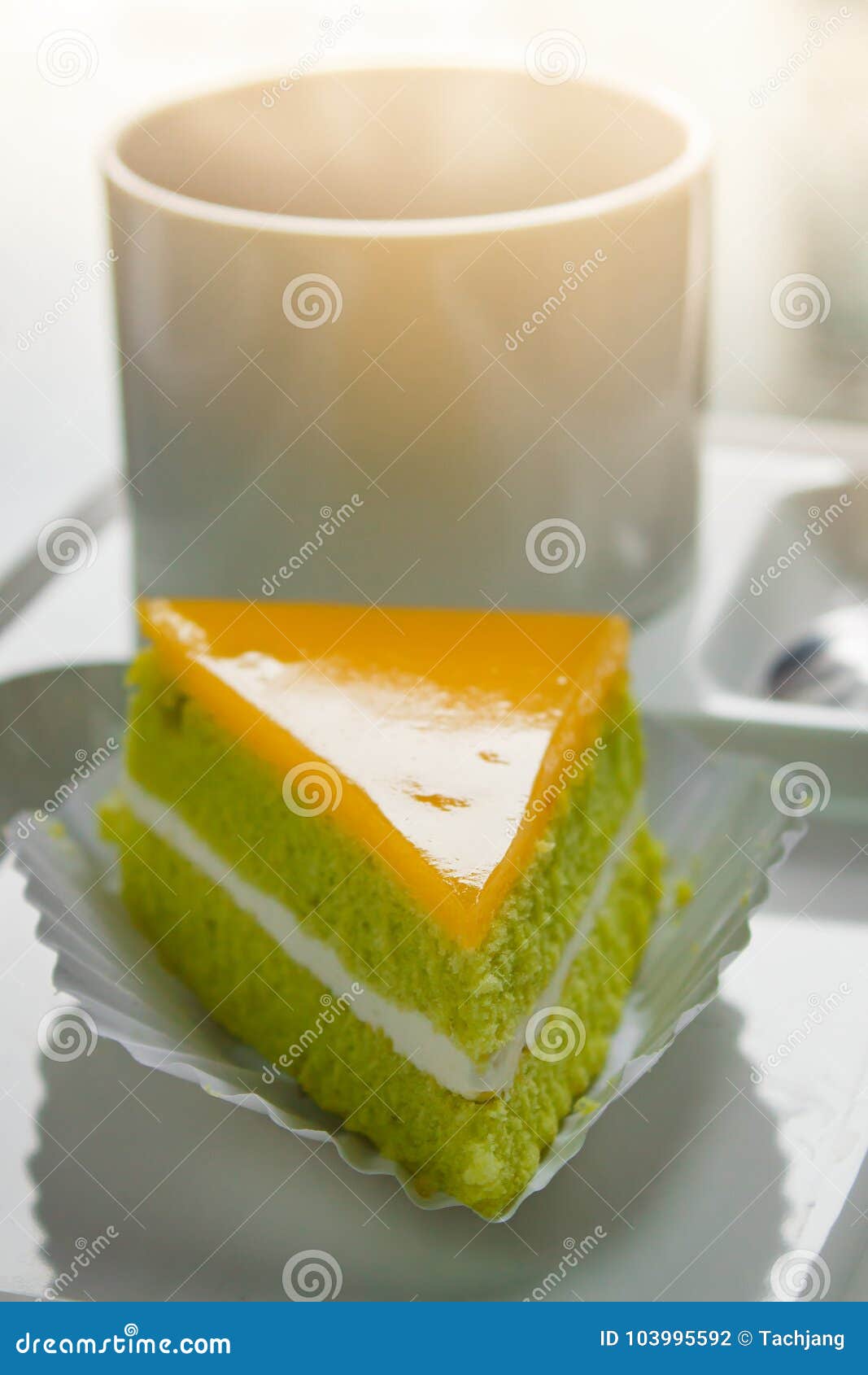 Coffee Break with Cake at Business Meeting. Stock Photo - Image of ...