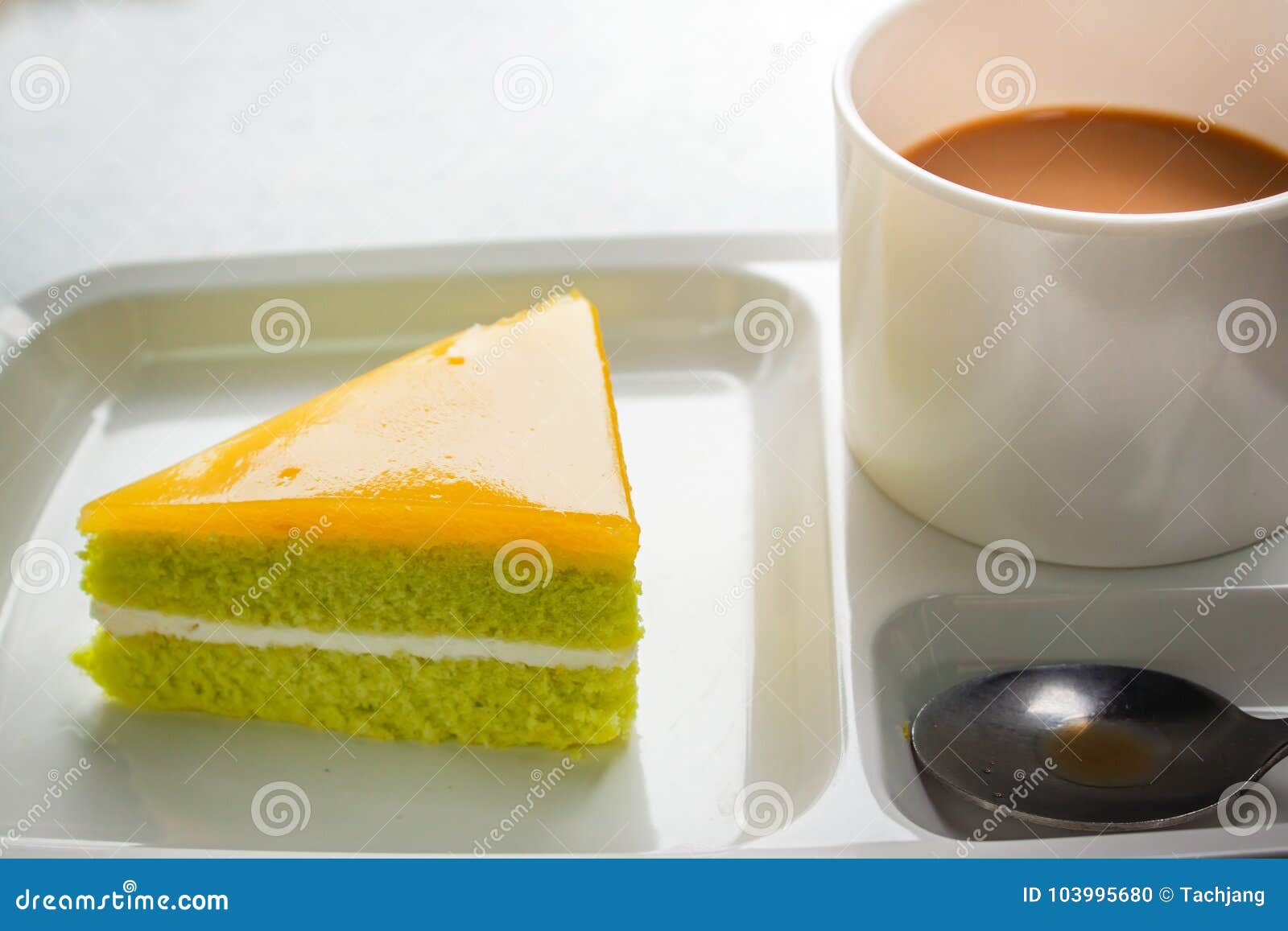 Coffee Break with Cake at Business Meeting. Stock Photo - Image of ...