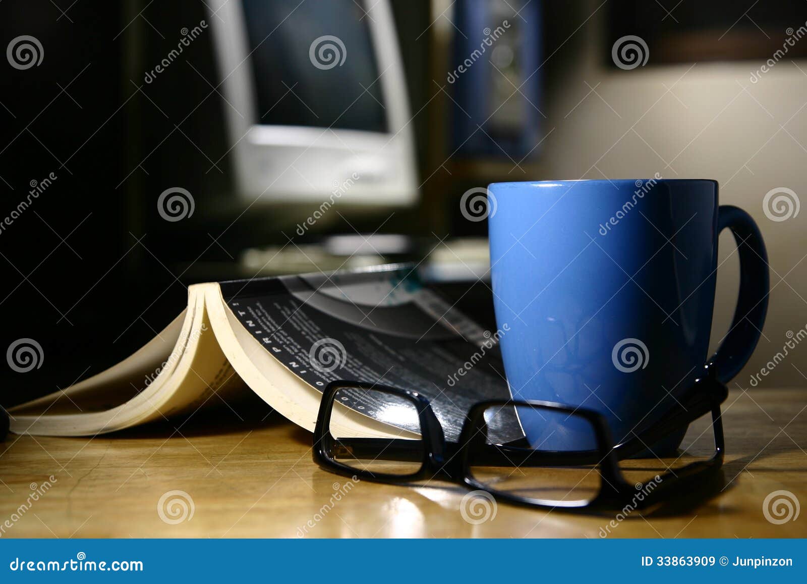 Coffee Break - Computer stock image. Image of read, keyboard - 33863909