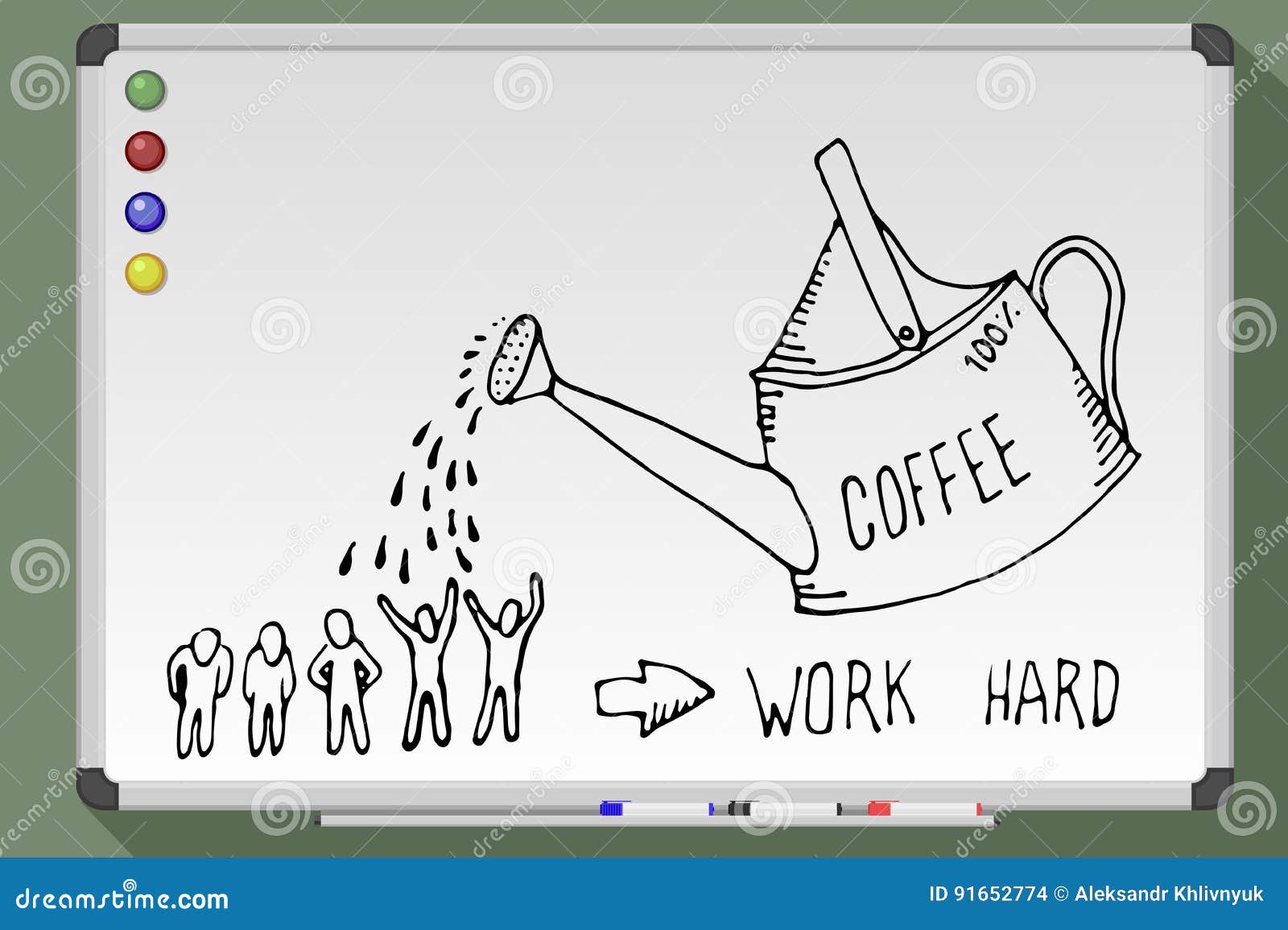 Coffee break concept stock illustration. Illustration of phone - 91652774