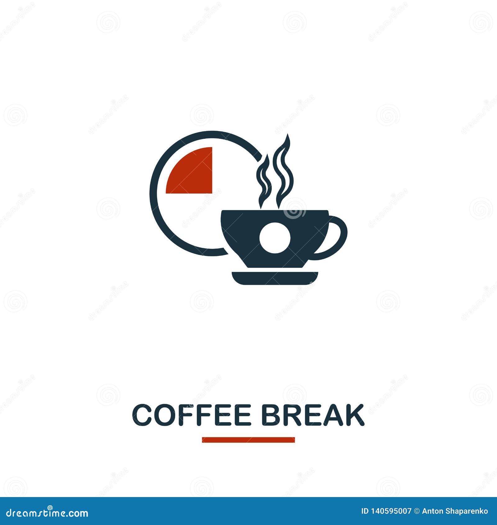 Coffee Break Icon. Premium Style Design from Teamwork Icon Collection ...