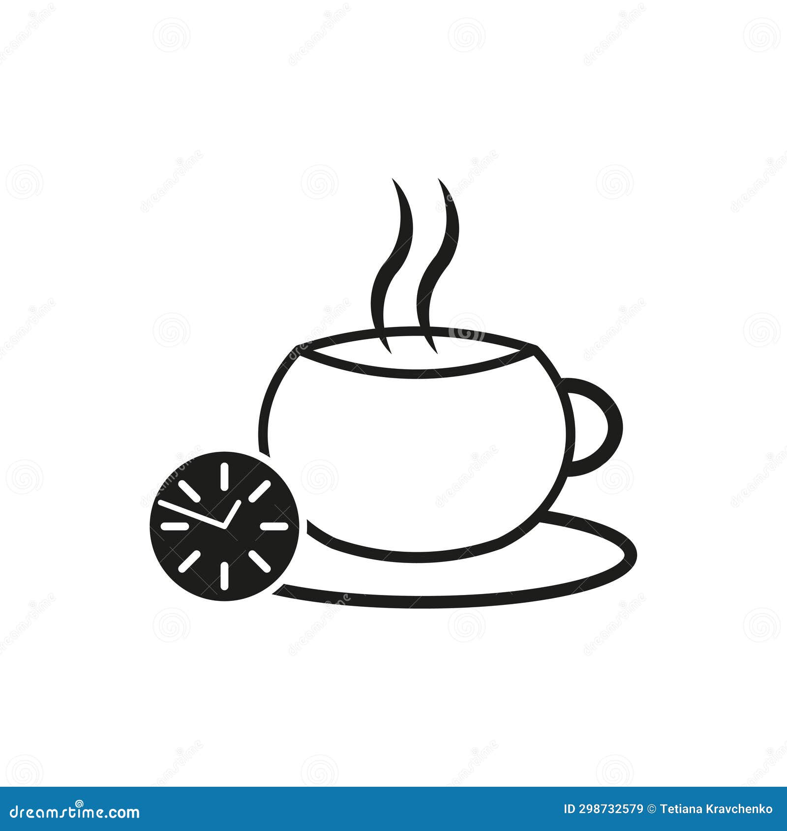 Coffee Break Icon. Coffee Time Symbol. Vector Illustration. EPS 10 ...