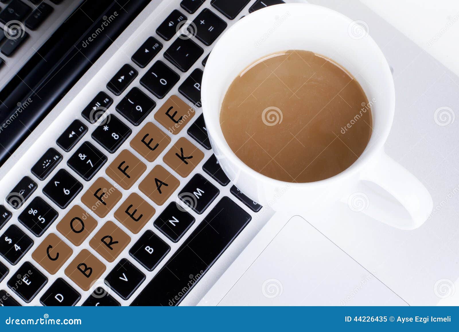Coffee Break stock image. Image of resting, computer - 44226435