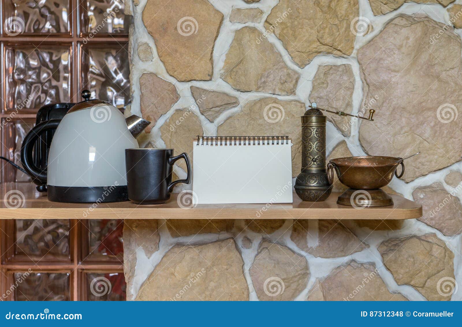 Coffee break stock photo. Image of note, space, drinking - 87312348