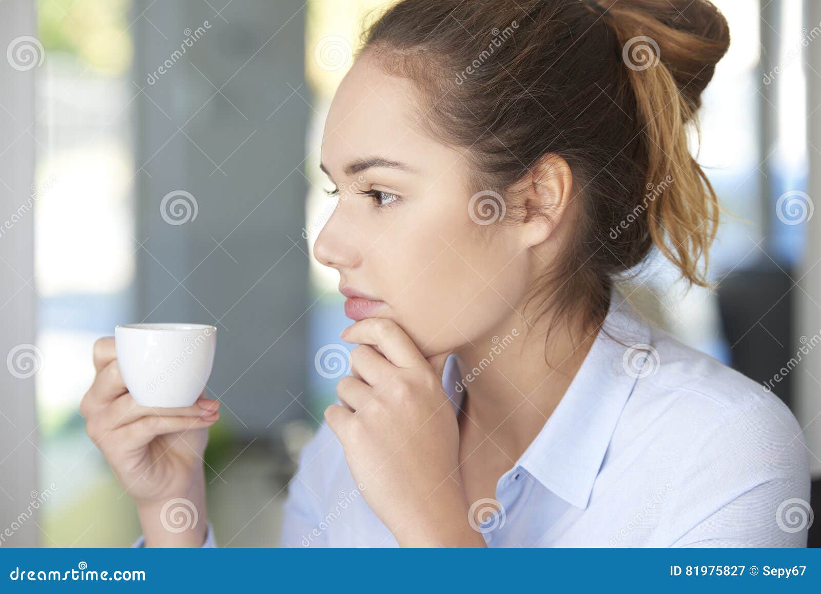 Coffee break in the office stock image. Image of business - 81975827