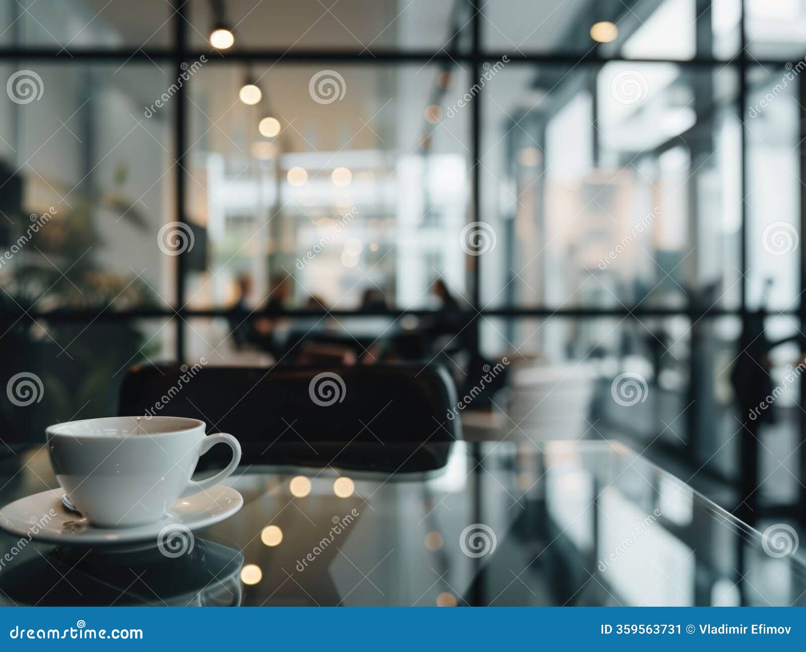 Coffee Break Office Environment Stock Image - Image of workspace ...