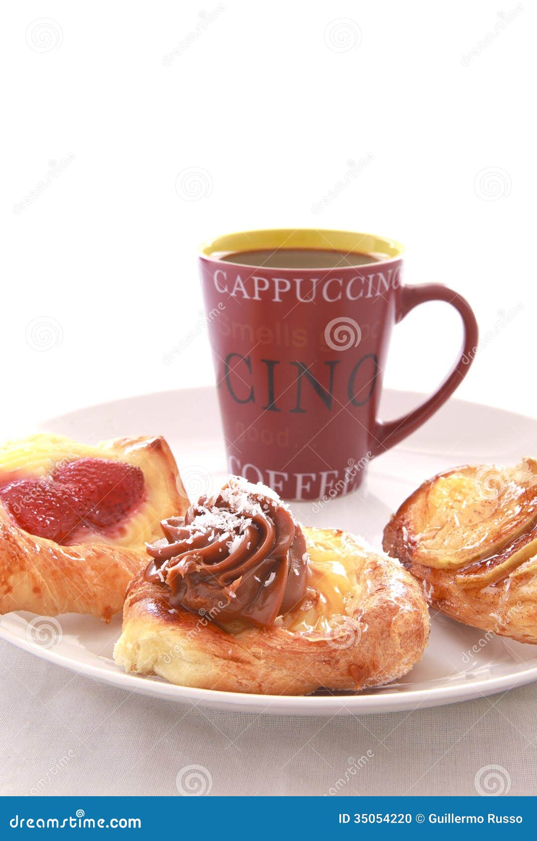 Coffee break with pastry stock photo. Image of gourmet - 35054220