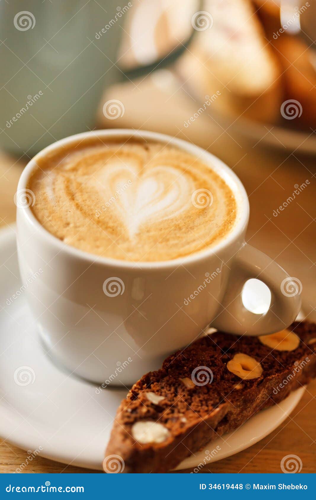 Coffee Break stock photo. Image of beverage, close, caramel - 34619448