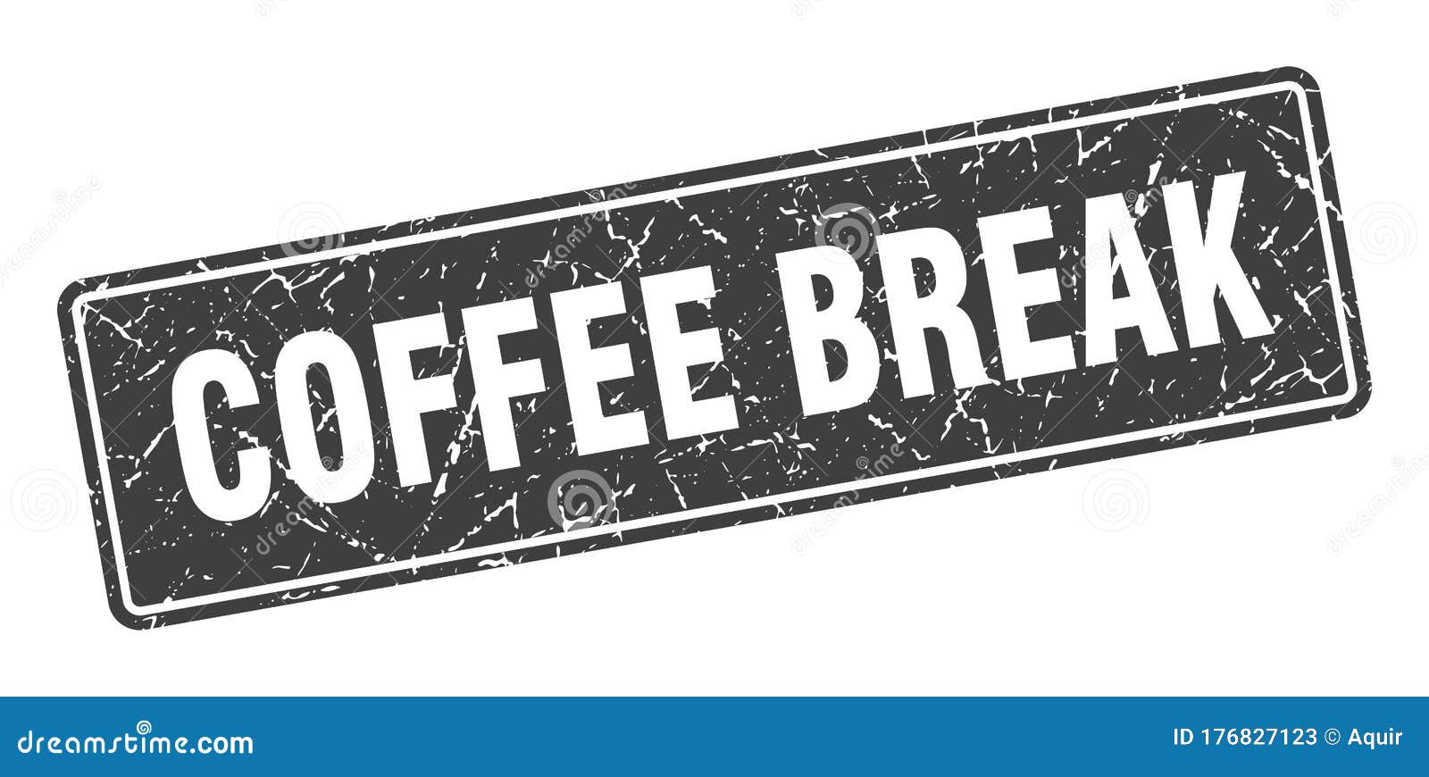 Coffee Break Sign. Coffee Break Grunge Stamp Stock Vector ...