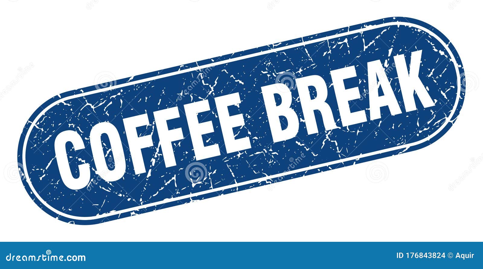 Coffee Break Sign. Coffee Break Grunge Stamp Stock Vector ...