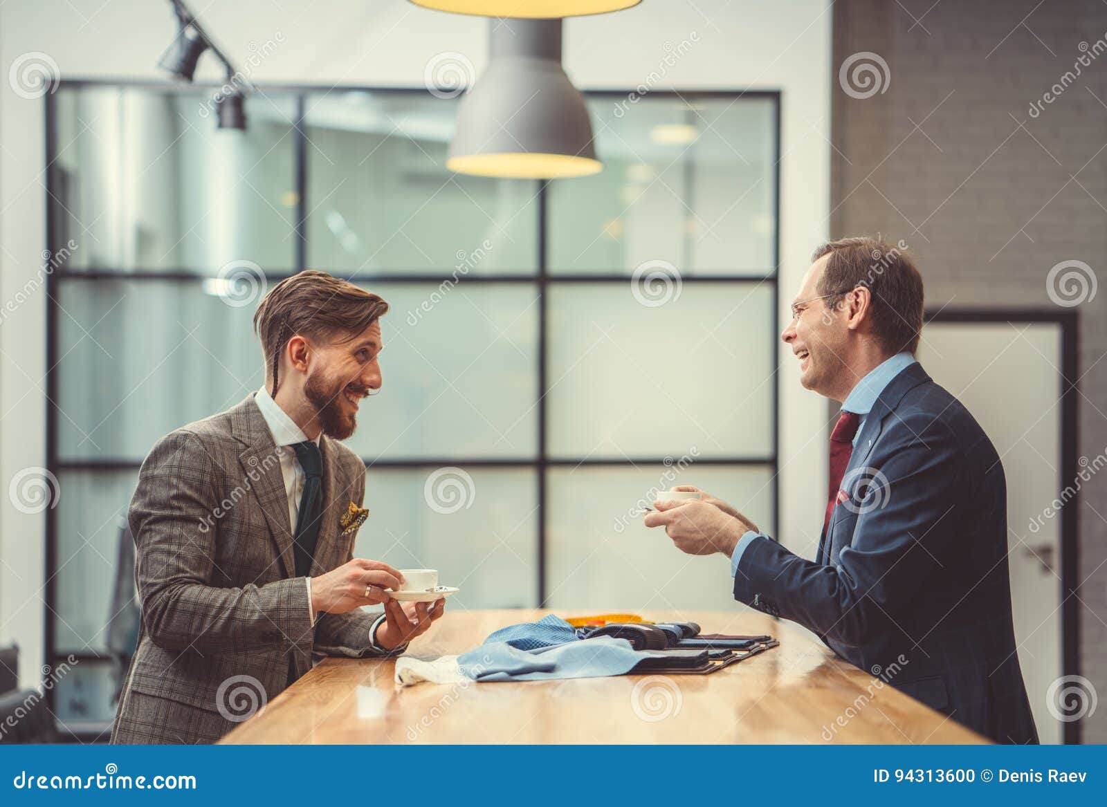 Coffee break stock photo. Image of people, atelier, professional - 94313600