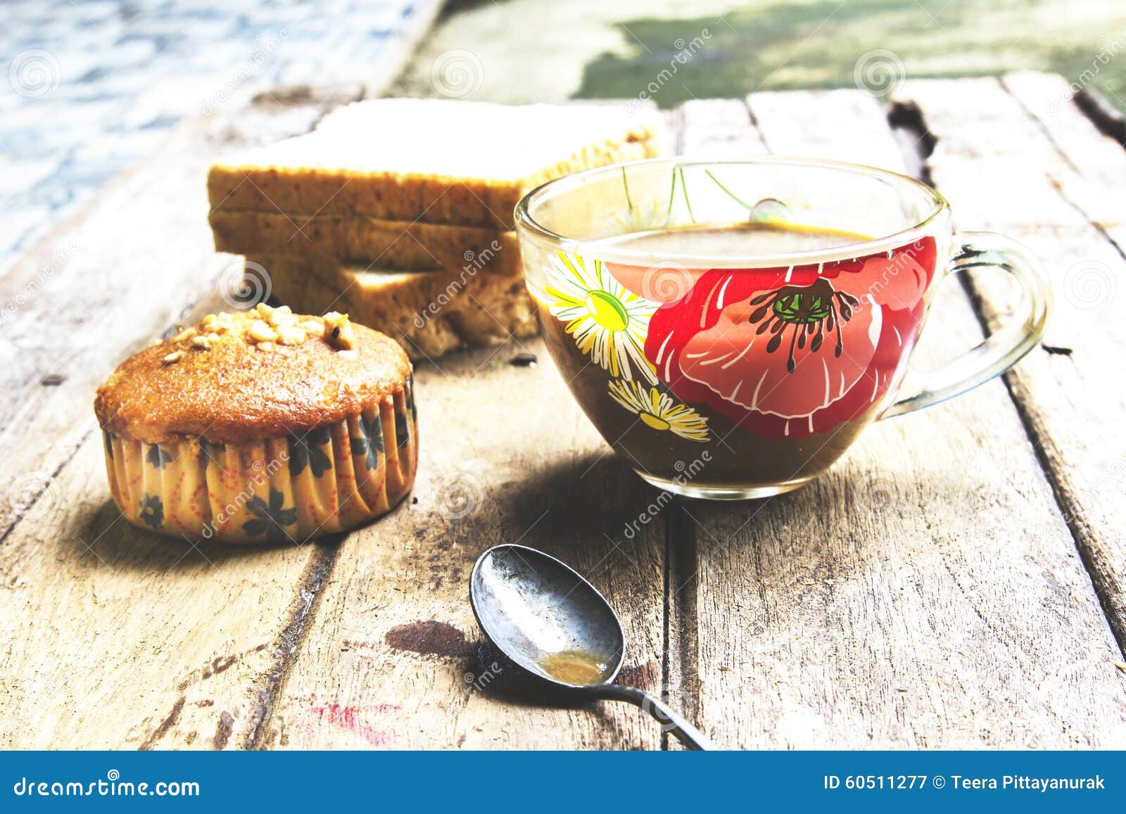 Coffee break with snack stock image. Image of break, bake - 60511277