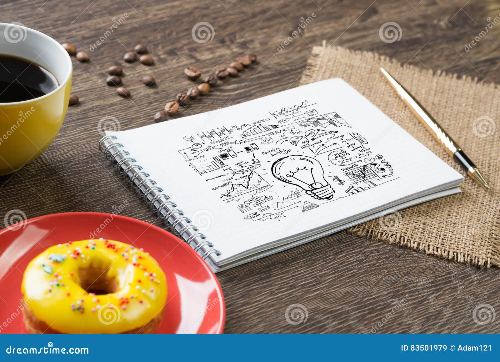 Coffee break and snack stock image. Image of refreshment - 83501979