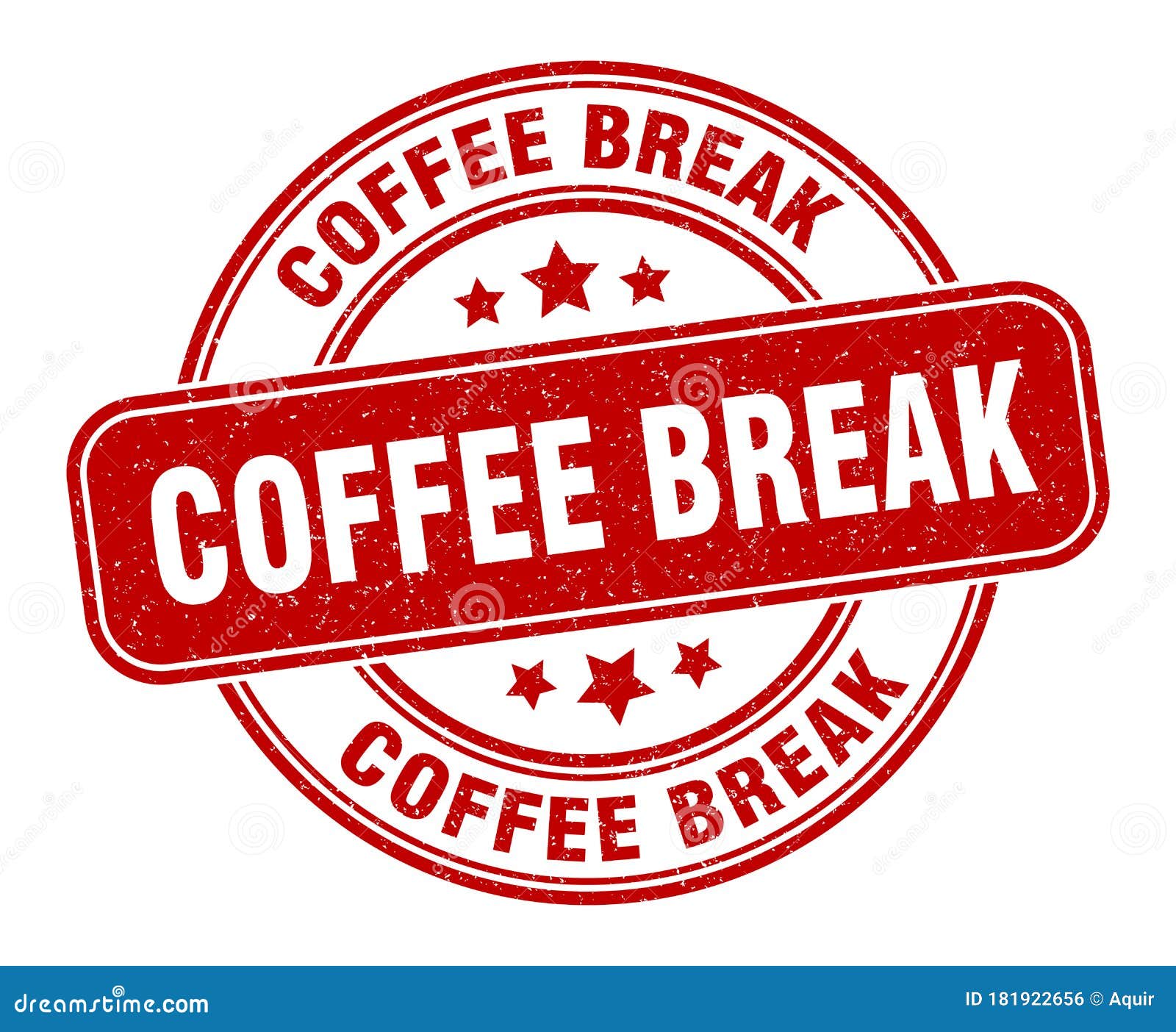 Coffee Break Stamp. Coffee Break Round Grunge Sign Stock Vector ...