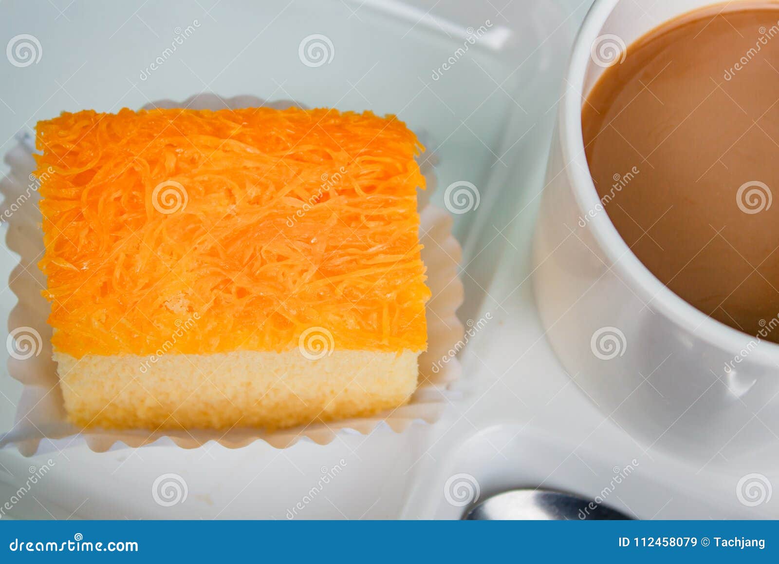 Coffee Break Time with Cake. Stock Image - Image of portion, coffee ...