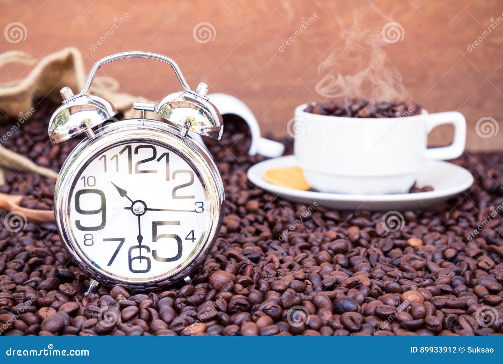 Coffee break time stock photo. Image of gray, beverage - 89933912