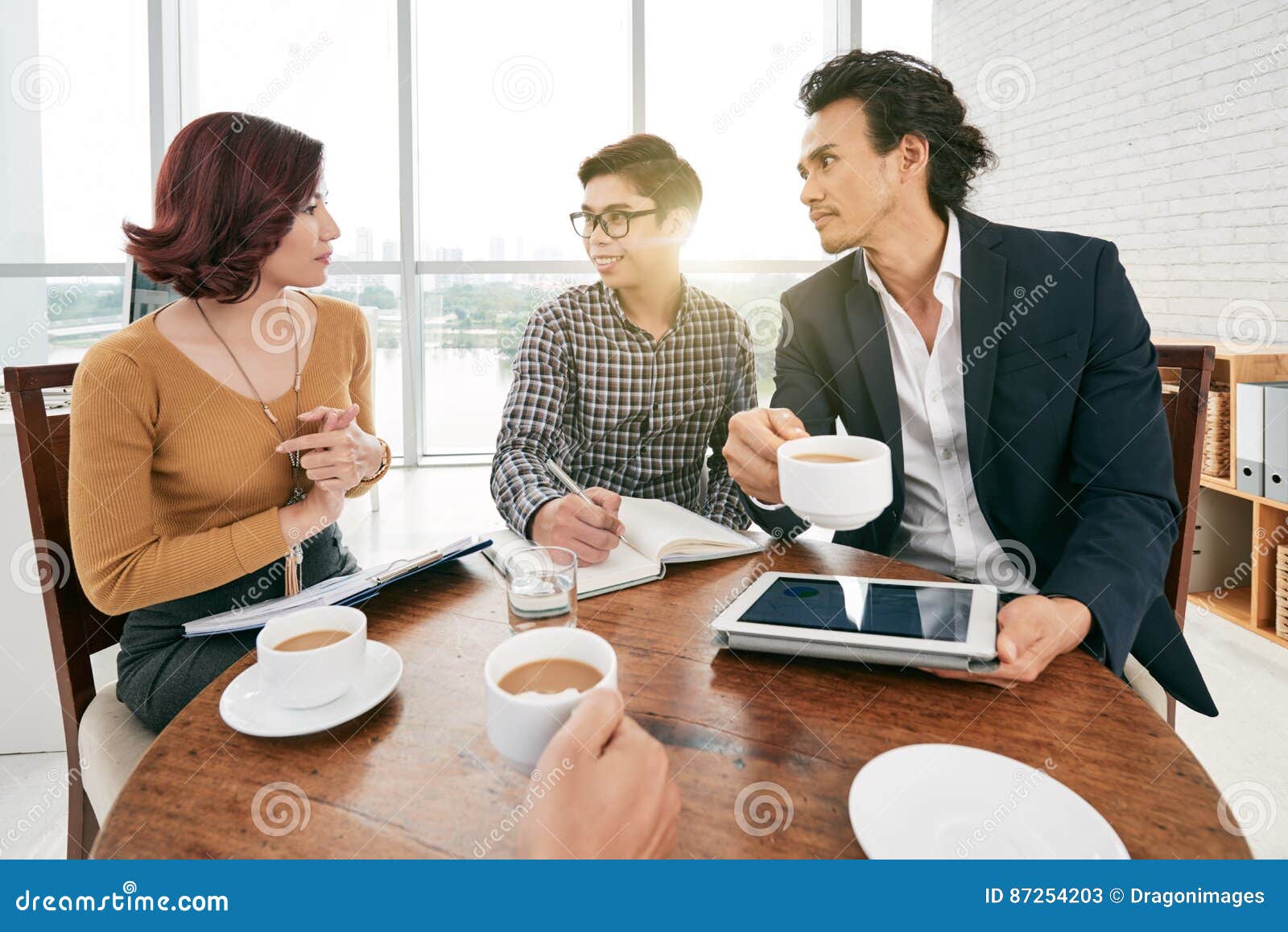 Coffee break stock image. Image of teamwork, business - 87254203