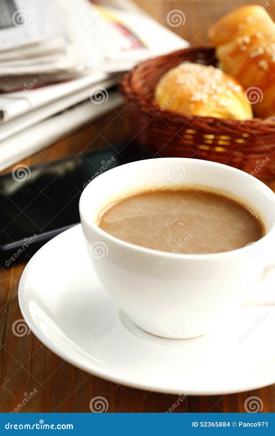 Coffee break at work stock photo. Image of supplies, office - 52365884