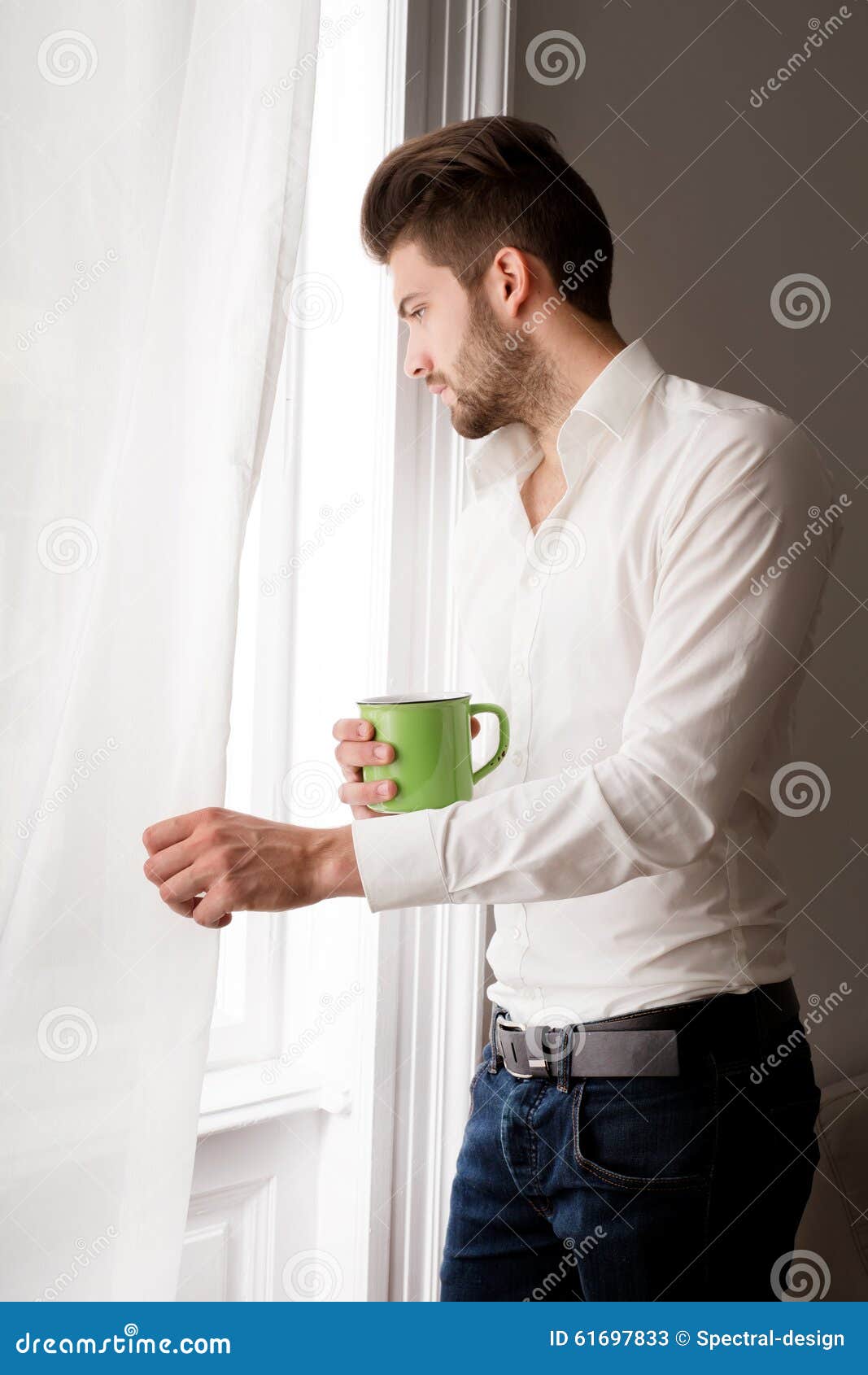 Coffee break stock image. Image of expression, breakfast - 61697833