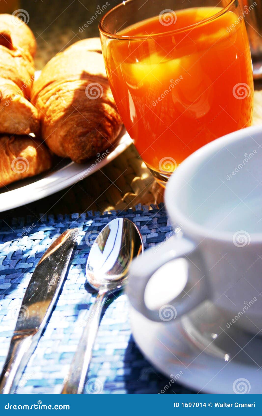 Coffee breakfast stock photo. Image of spoon, saucer, setting - 1697014
